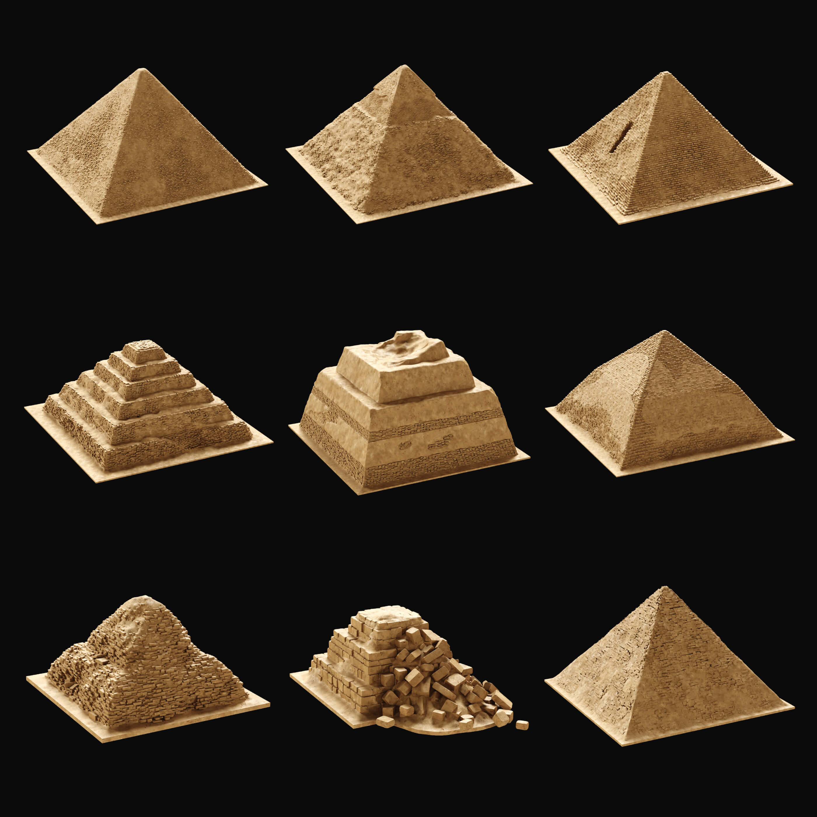 3d Pyramid Model