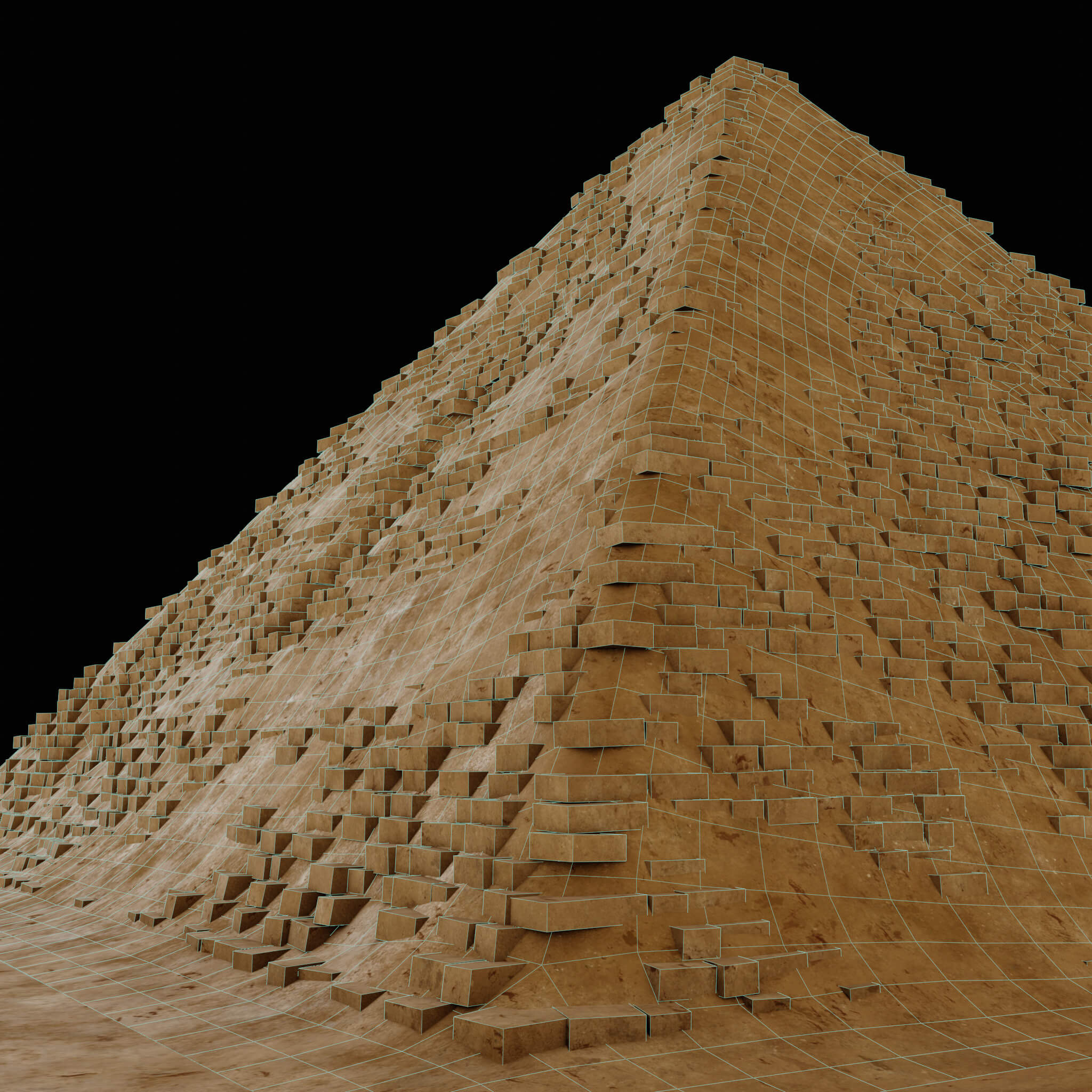 Egyptian Pyramid Ancient Egypt Tomb Collection - 3D Model by Enterables