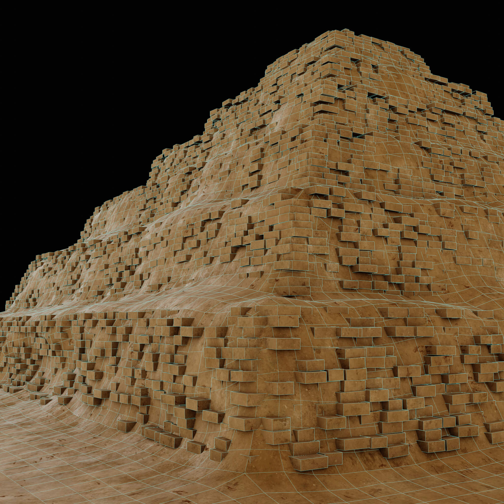 Egyptian Pyramid Ancient Egypt Tomb Collection - 3D Model by Enterables