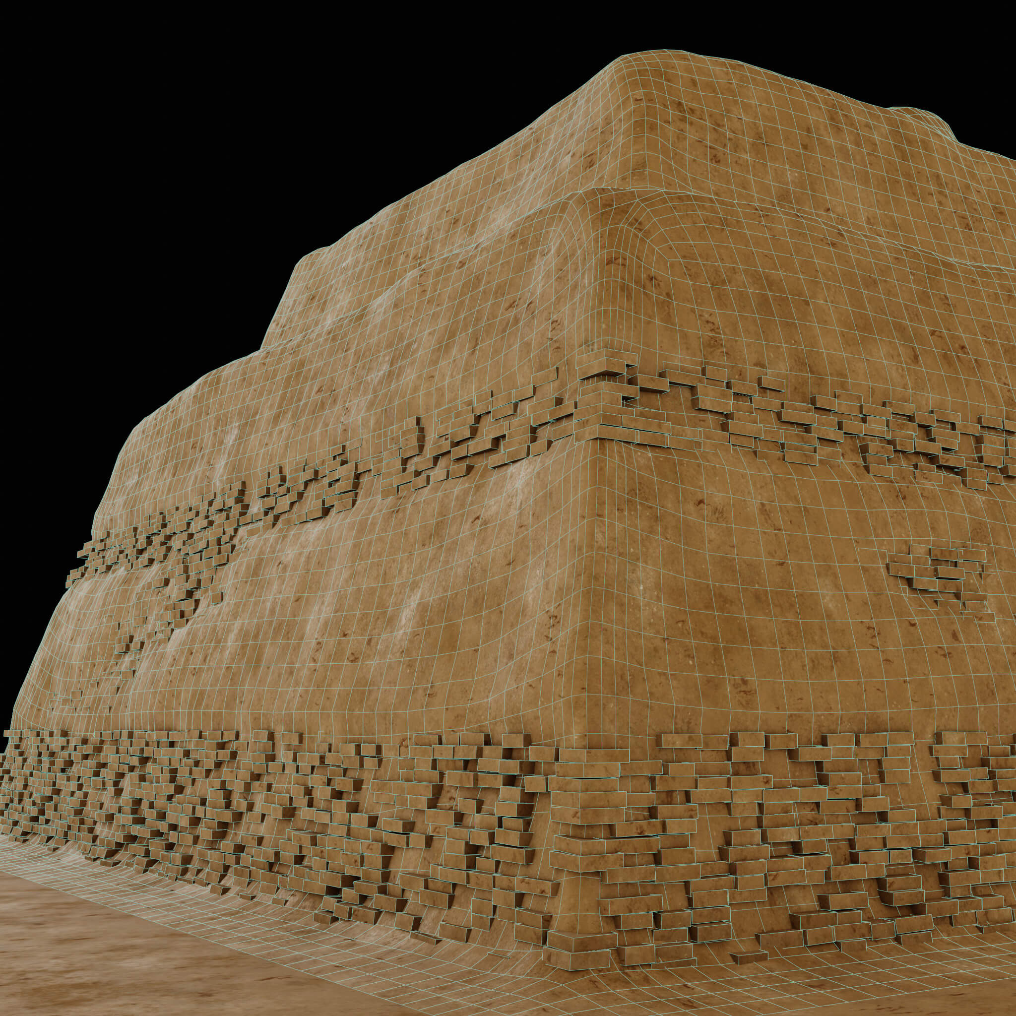 Egyptian Pyramid Ancient Egypt Tomb Collection - 3D Model by Enterables