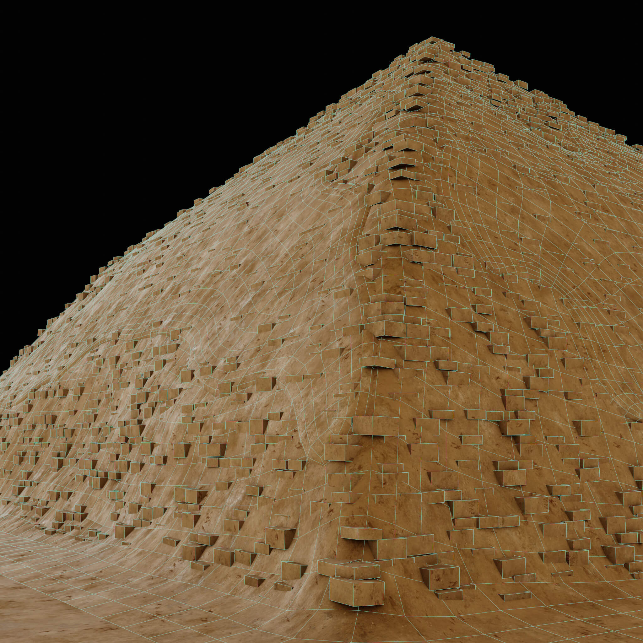 Egyptian Pyramid Ancient Egypt Tomb Collection - 3D Model by Enterables