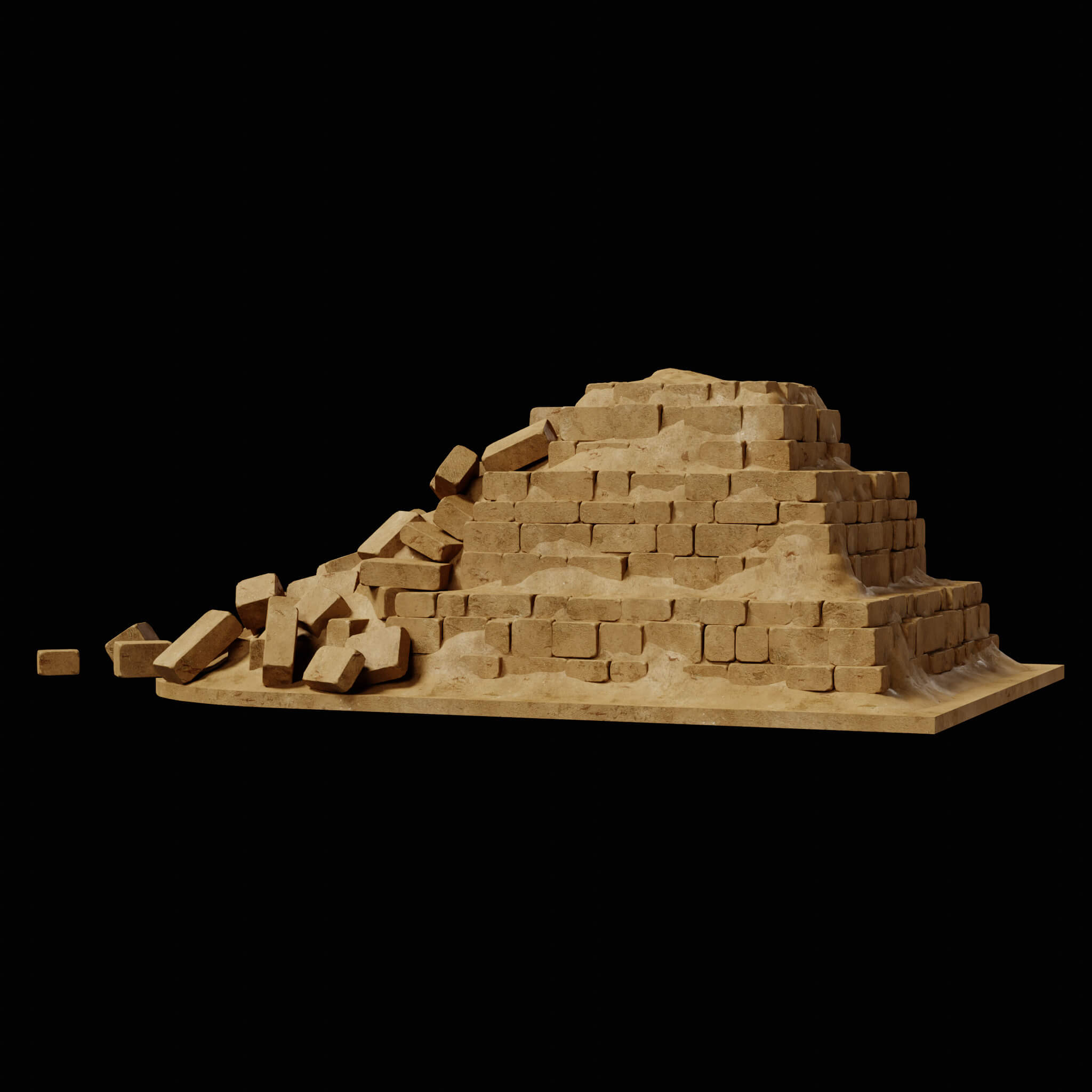 Egyptian Pyramid Ancient Egypt Tomb Collection - 3D Model by Enterables