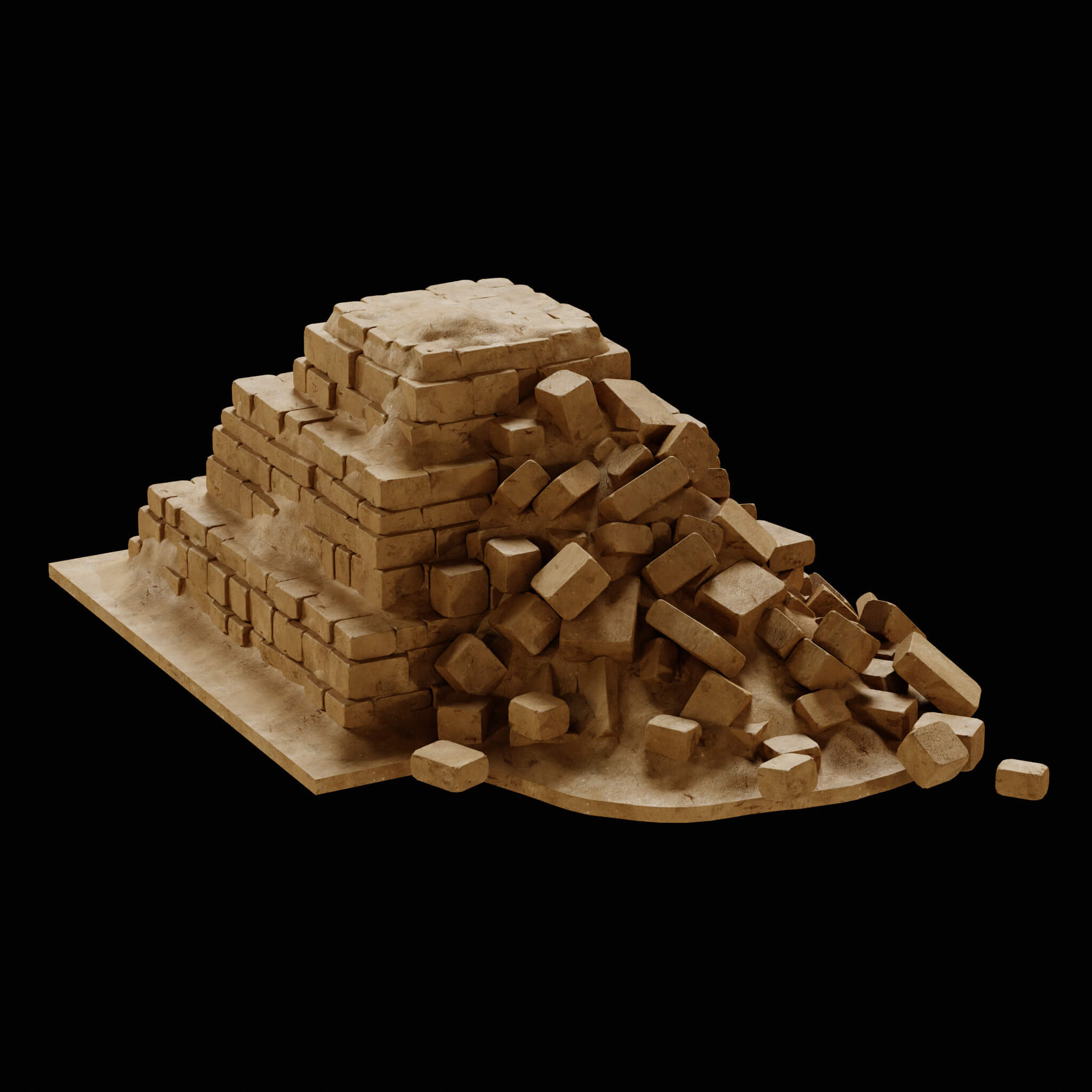 Egyptian Pyramid Ancient Egypt Tomb Collection - 3D Model by Enterables
