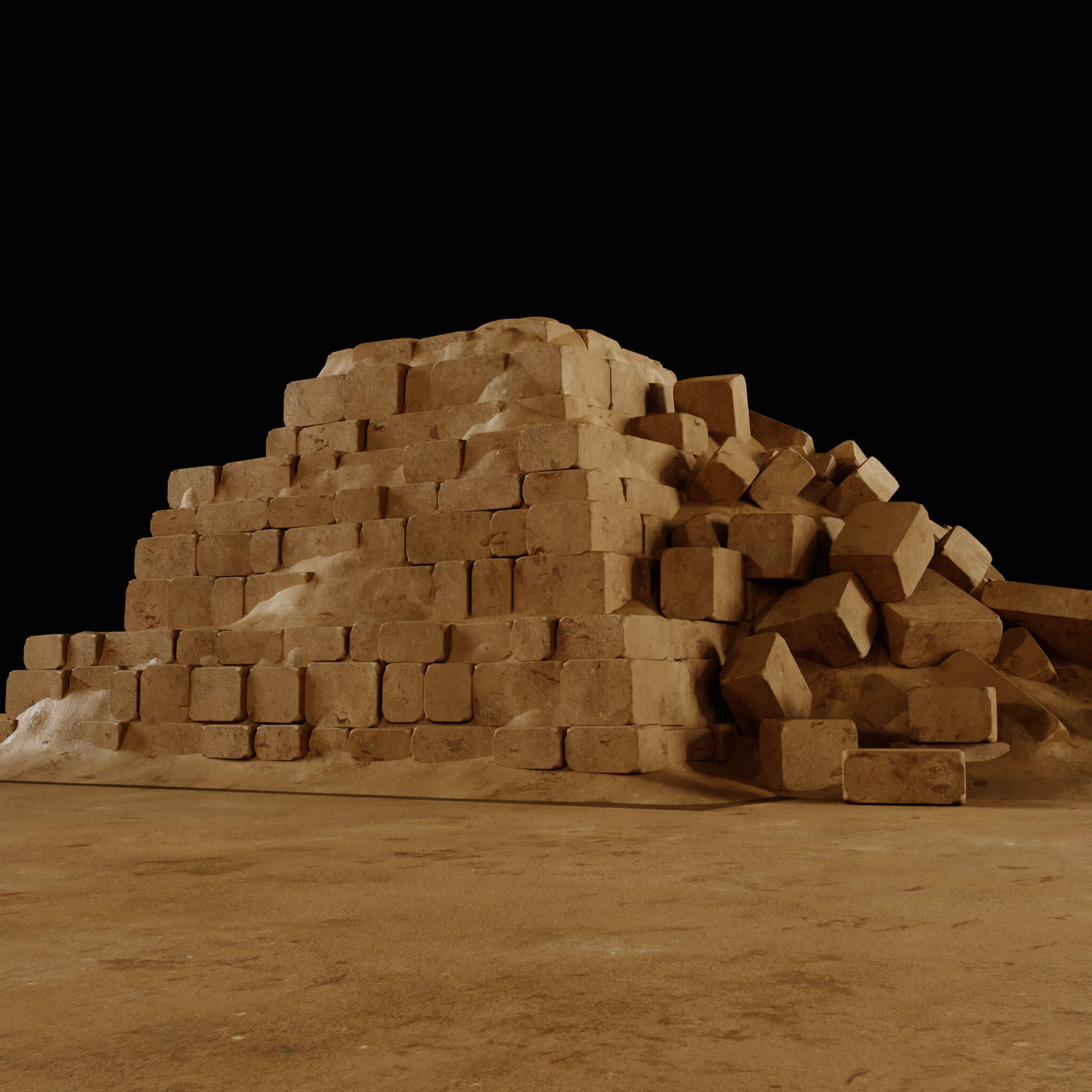 Egyptian Pyramid Ancient Egypt Tomb Collection - 3D Model by Enterables