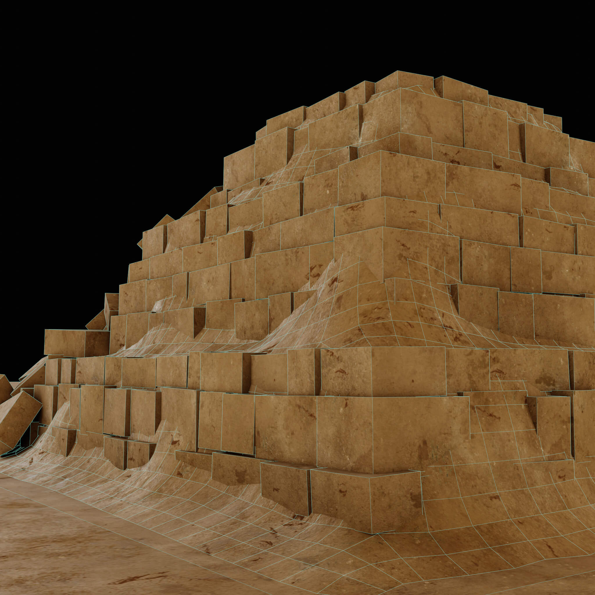 Egyptian Pyramid Ancient Egypt Tomb Collection - 3D Model by Enterables