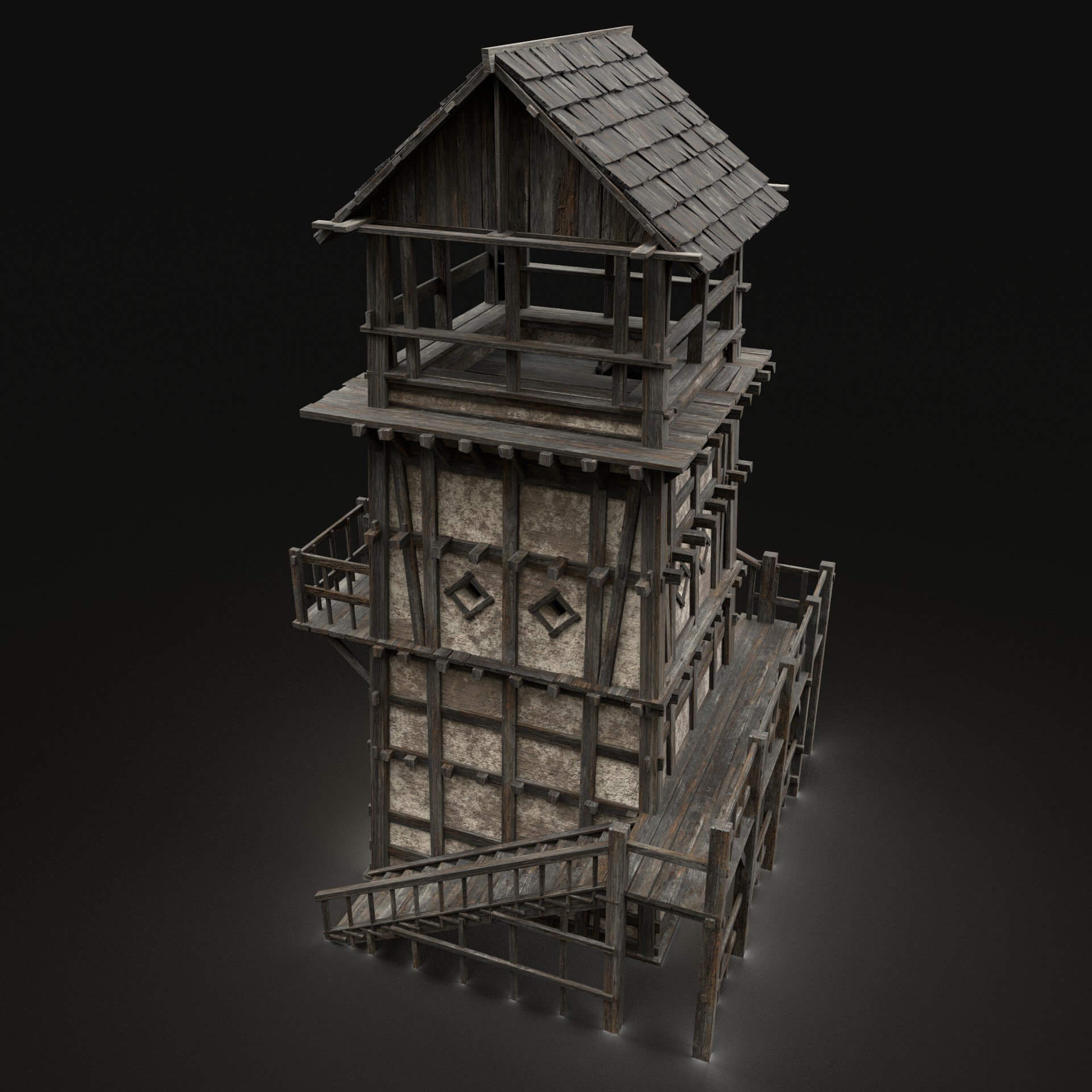 Watchtower Collection - 3D Model by Enterables
