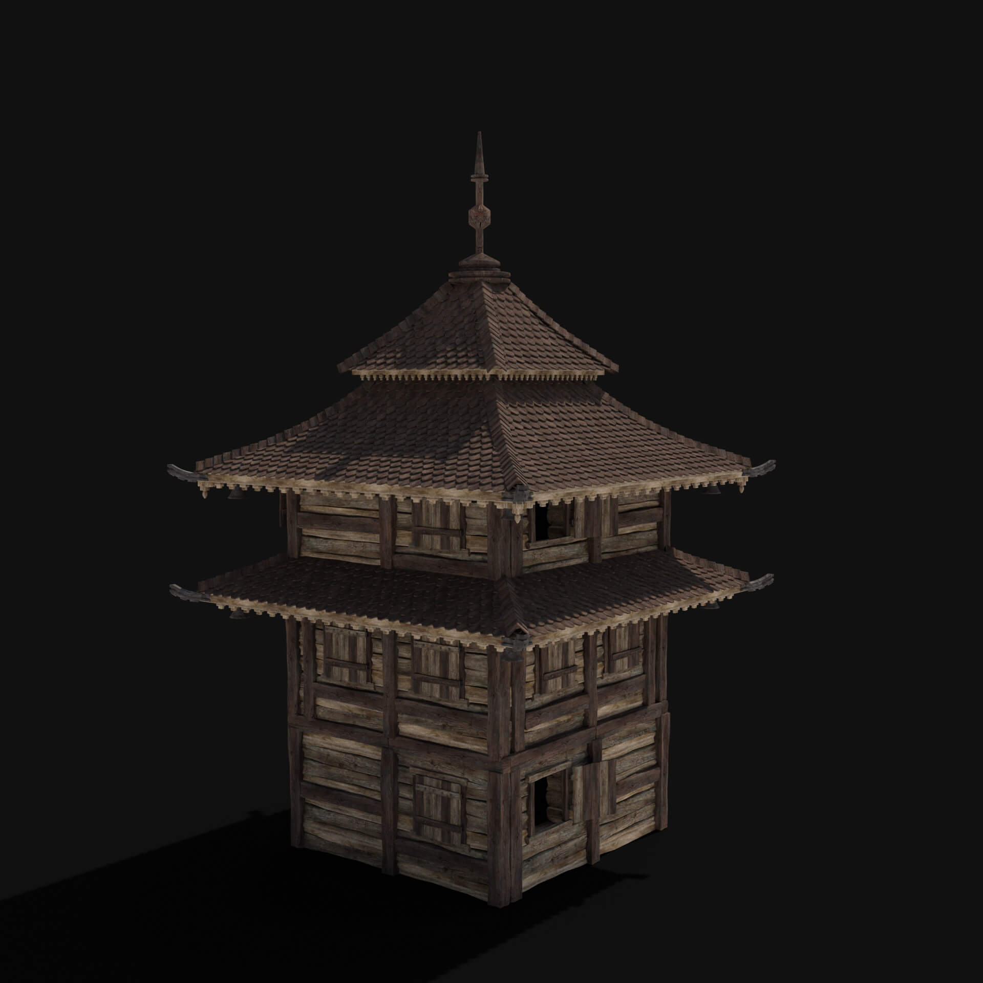 Feudal Japanese House Temple Collection - 3D Model by Enterables