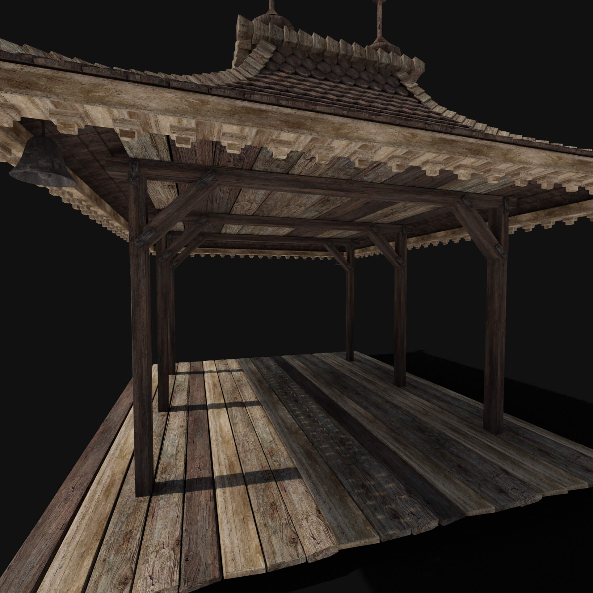 Feudal Japanese House Temple Collection - 3D Model by Enterables
