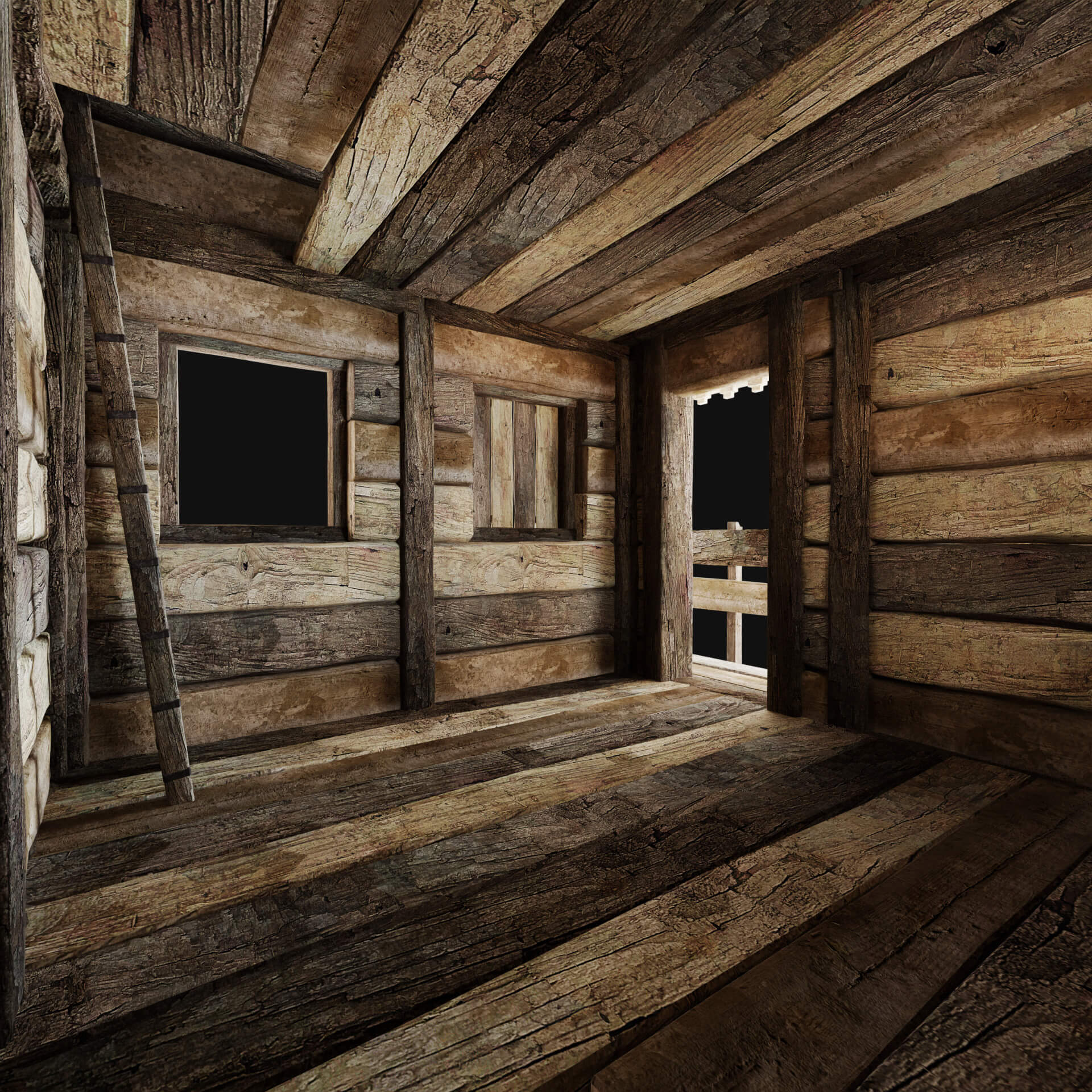 Feudal Japanese Watchtower Temple Collection - 3D Model by Enterables