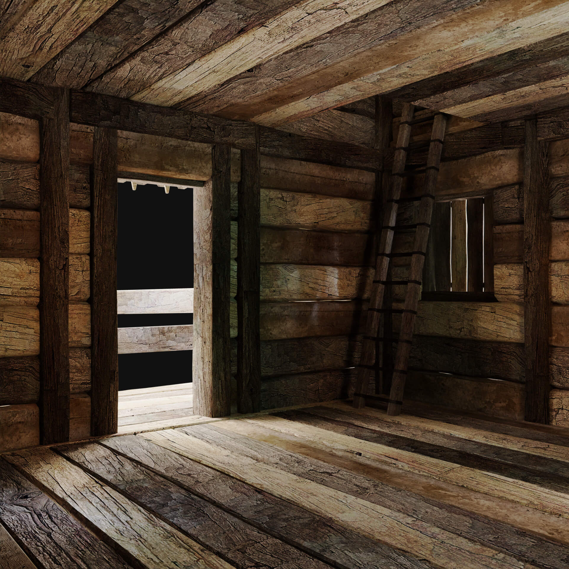 Feudal Japanese Watchtower Temple Collection - 3D Model by Enterables