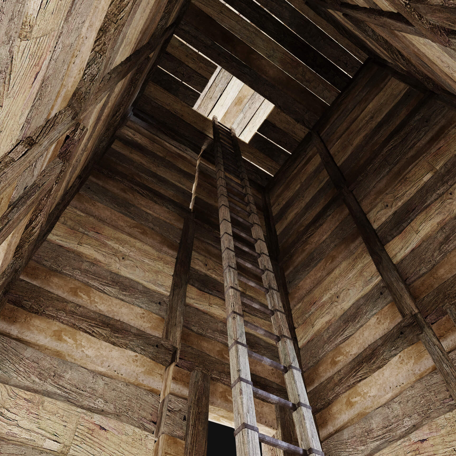 Feudal Japanese Watchtower Temple Collection - 3D Model by Enterables