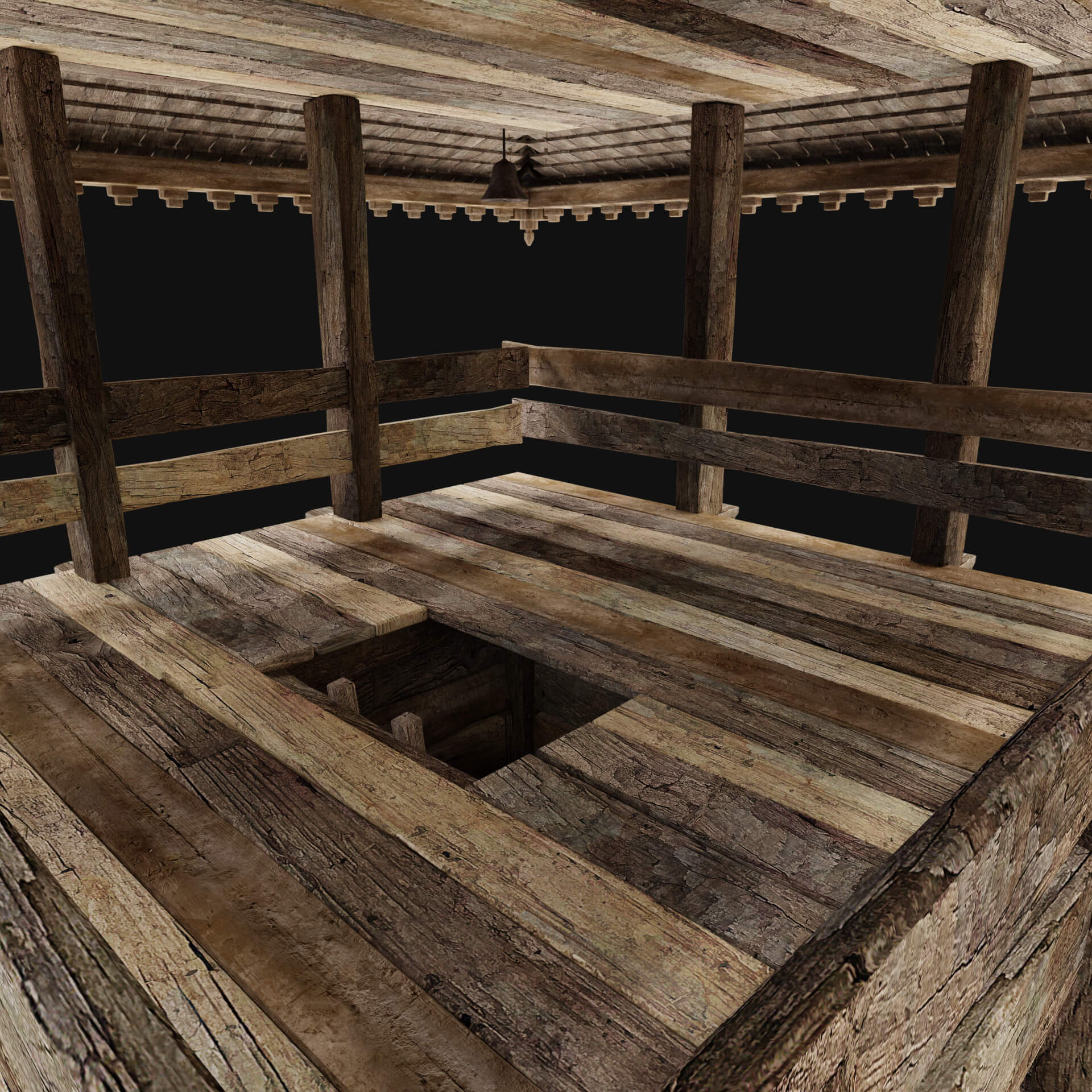 Feudal Japanese Watchtower Temple Collection - 3D Model by Enterables