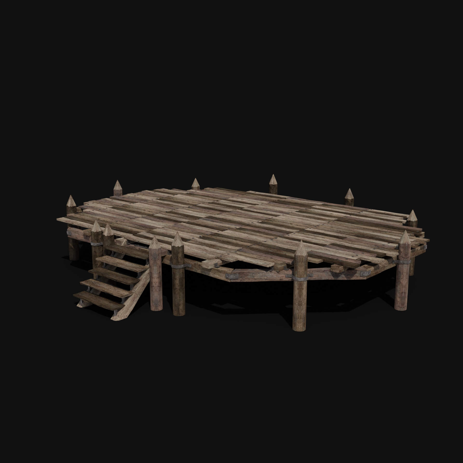 Fighting Arena Construction Builder - 3D Model by Enterables