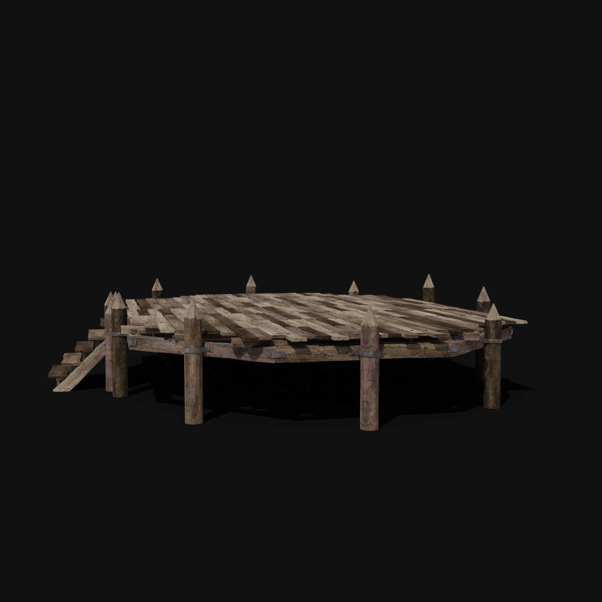 Fighting Arena Construction Builder - 3D Model by Enterables