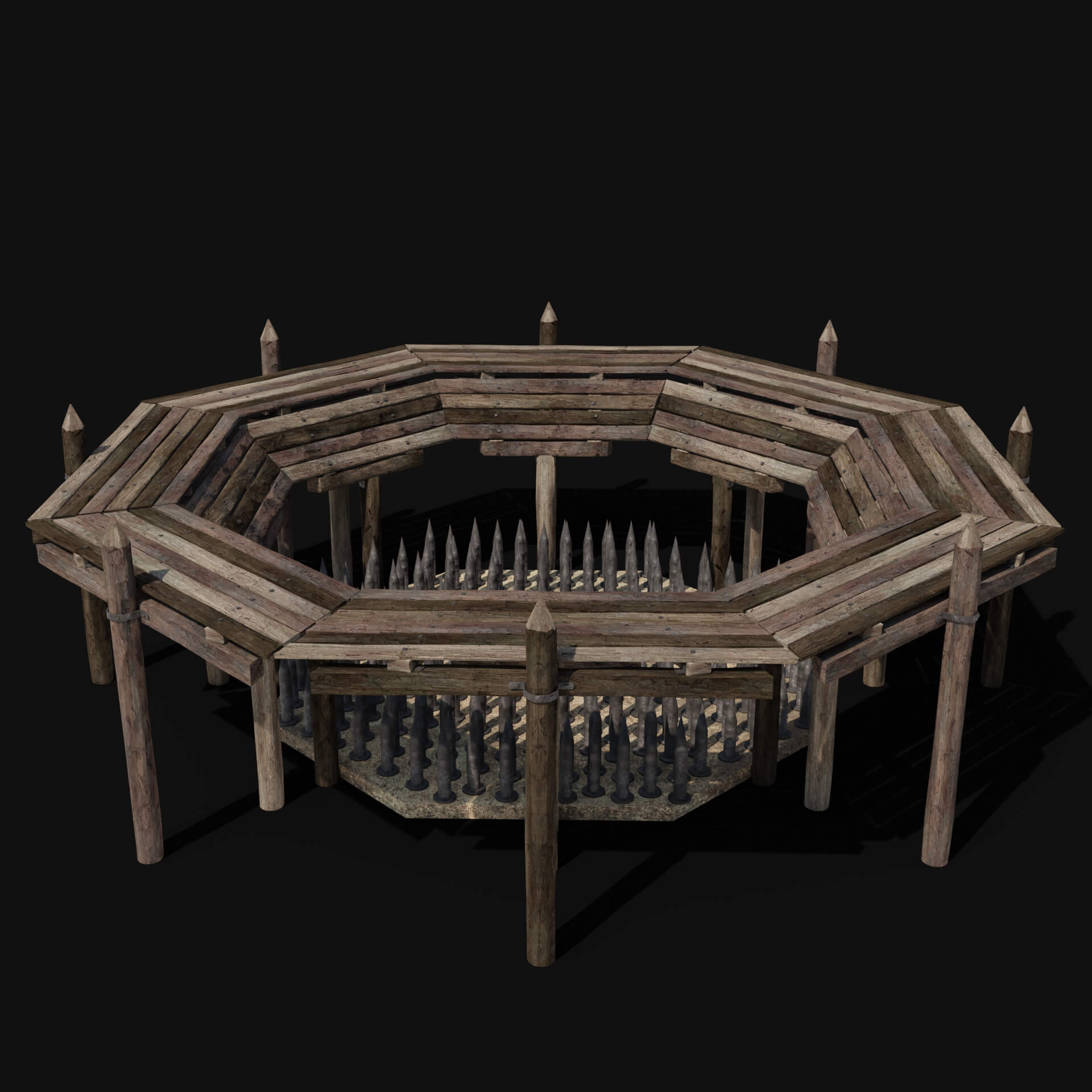 Fighting Arena Construction Builder - 3D Model by Enterables