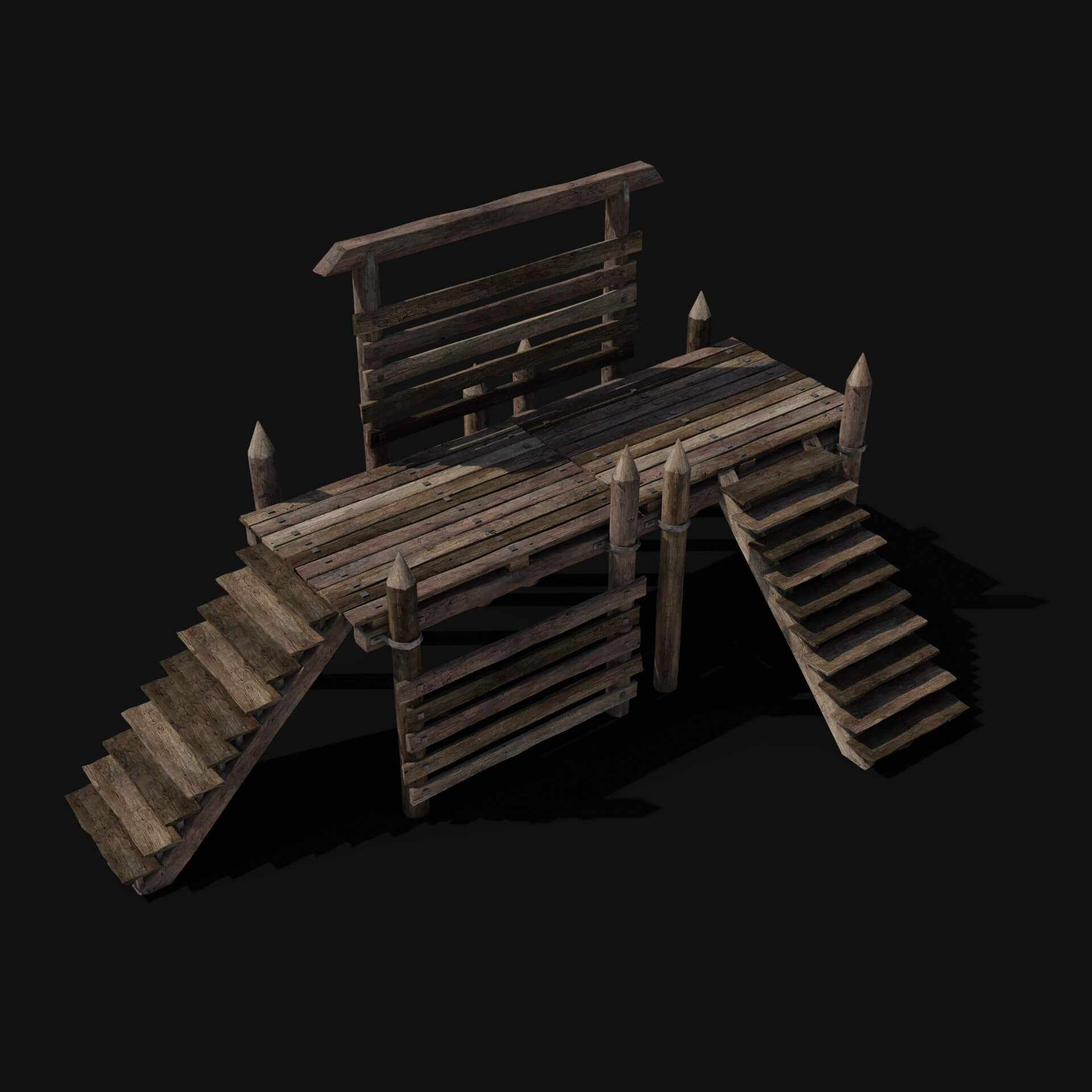 Fighting Arena Construction Builder - 3D Model by Enterables