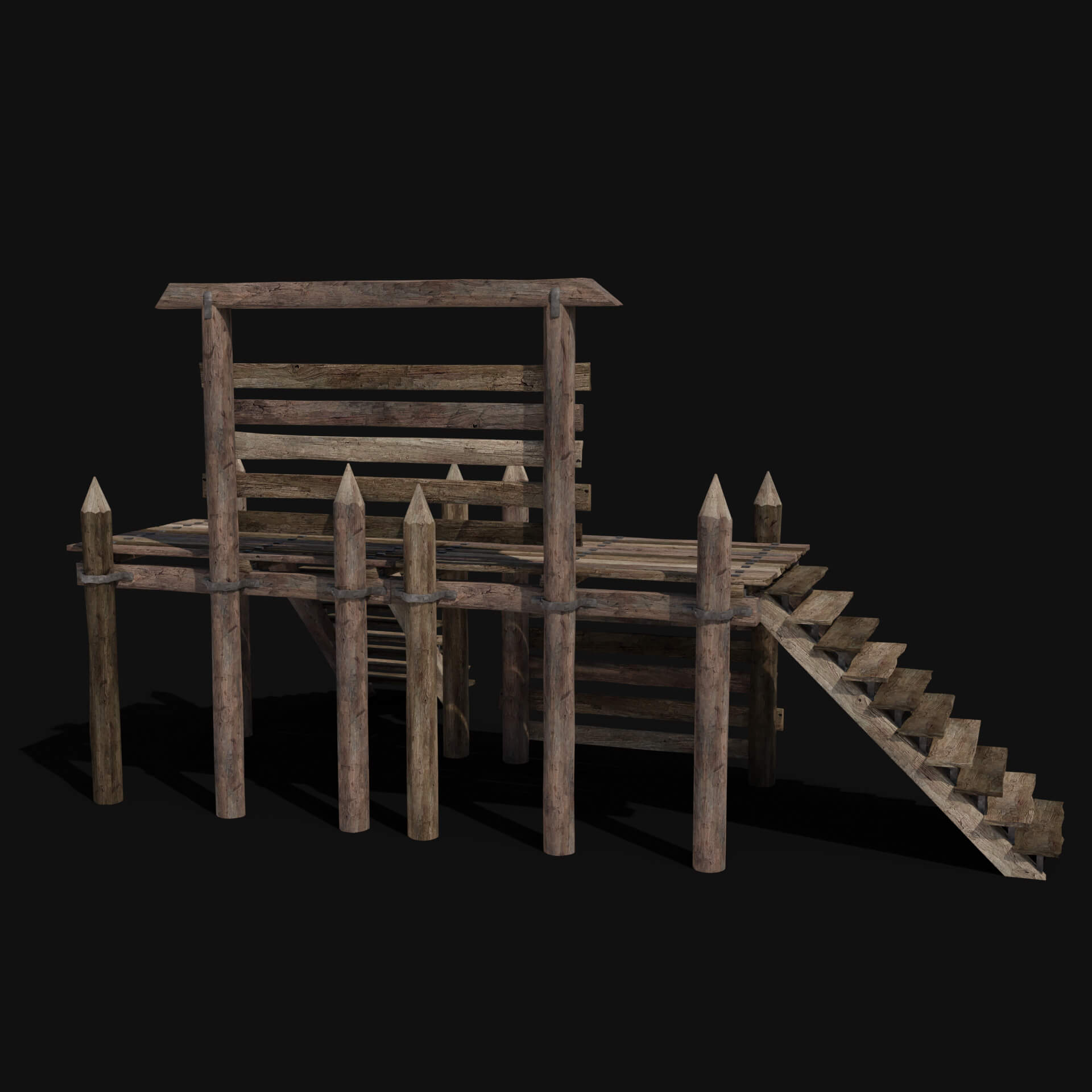 Fighting Arena Construction Builder - 3D Model by Enterables