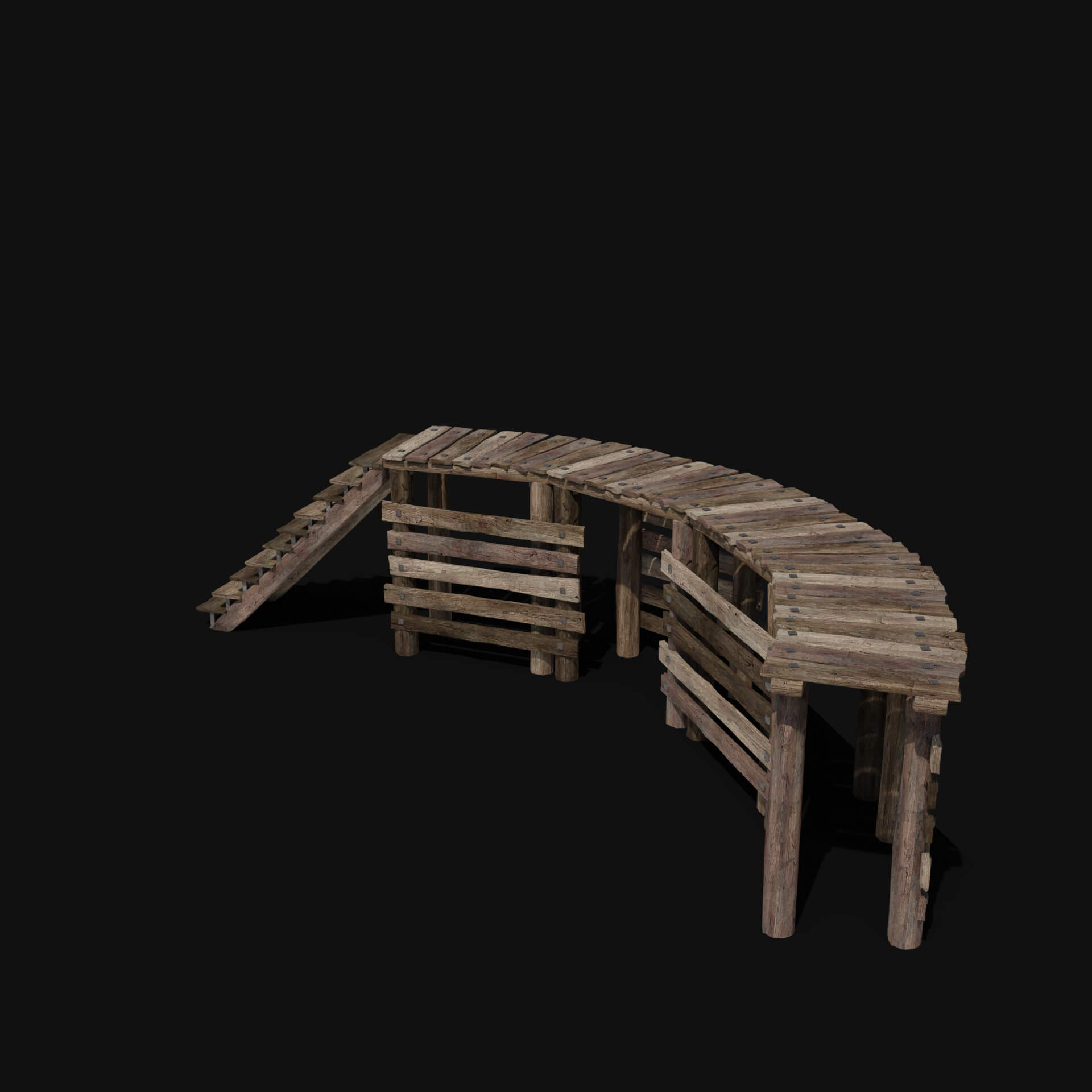 Fighting Arena Construction Builder - 3D Model by Enterables
