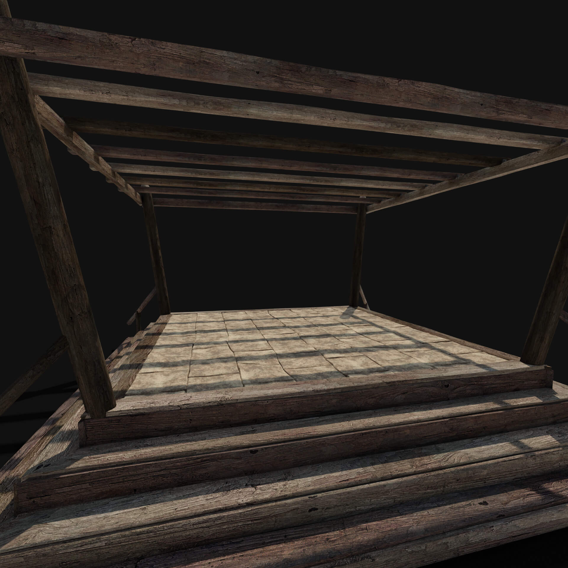Fighting Arena Construction Builder - 3D Model by Enterables