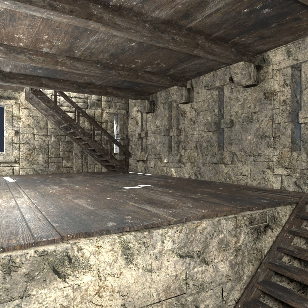 Fort Medieval Castle Tower Collection - 3D Model by Enterables