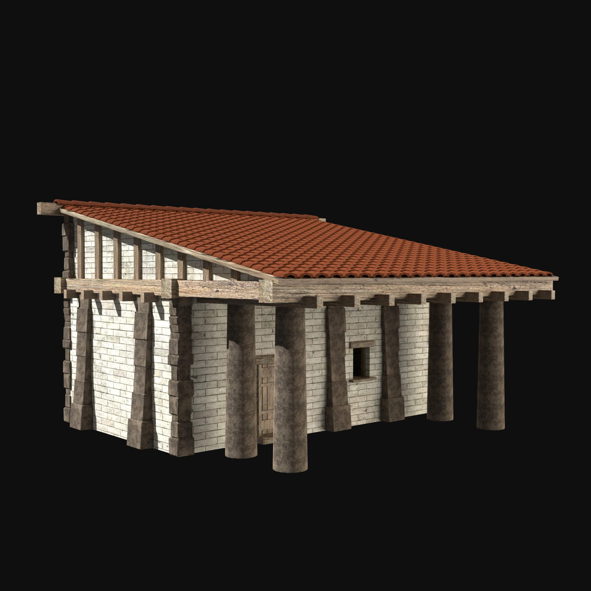 Greek Ancient Roman House Collection - 3D Model by Enterables