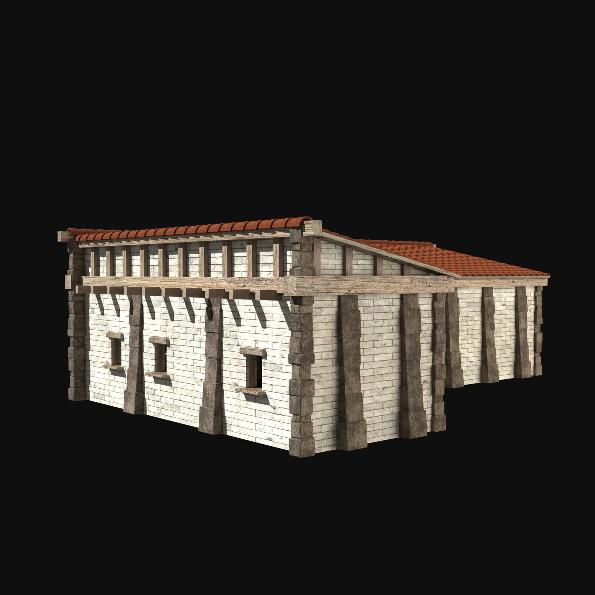 Greek Ancient Roman House Collection - 3D Model by Enterables