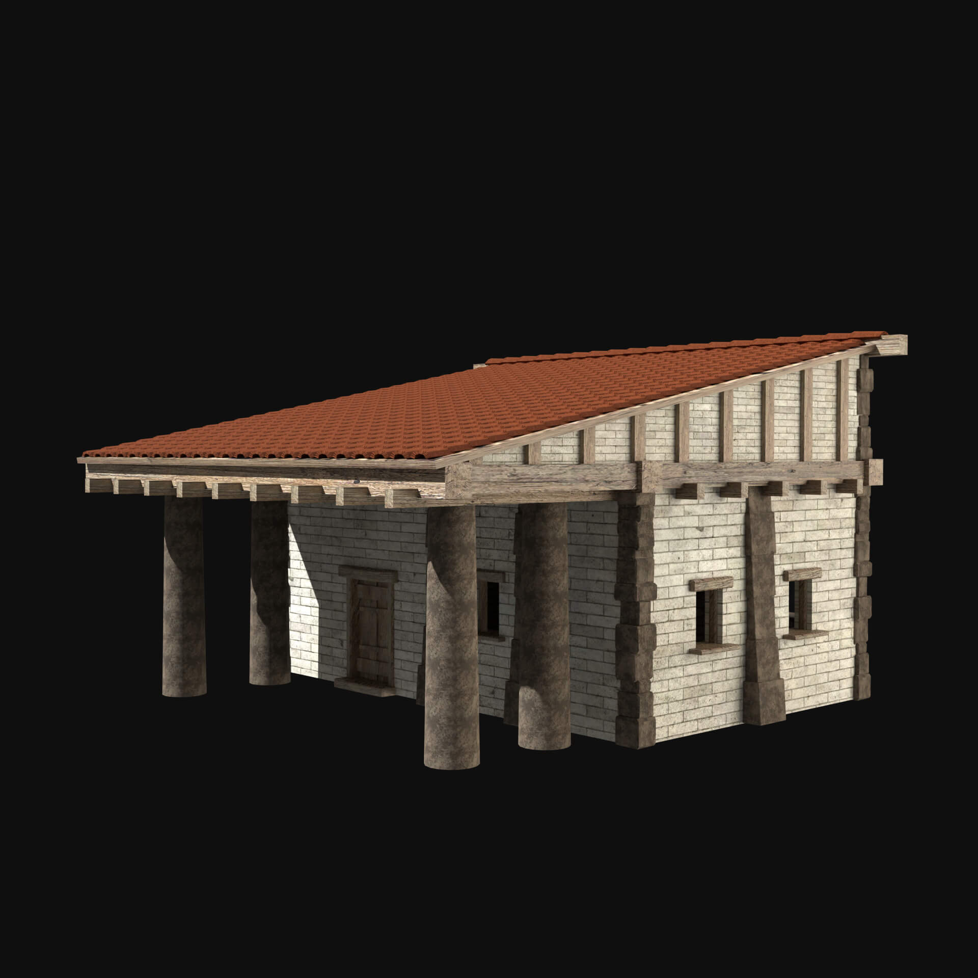 Greek Ancient Roman House Collection - 3D Model by Enterables