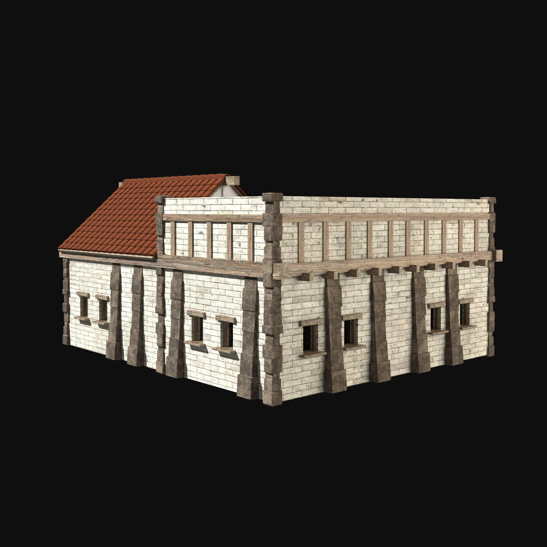 Greek Ancient Roman House Collection - 3D Model by Enterables
