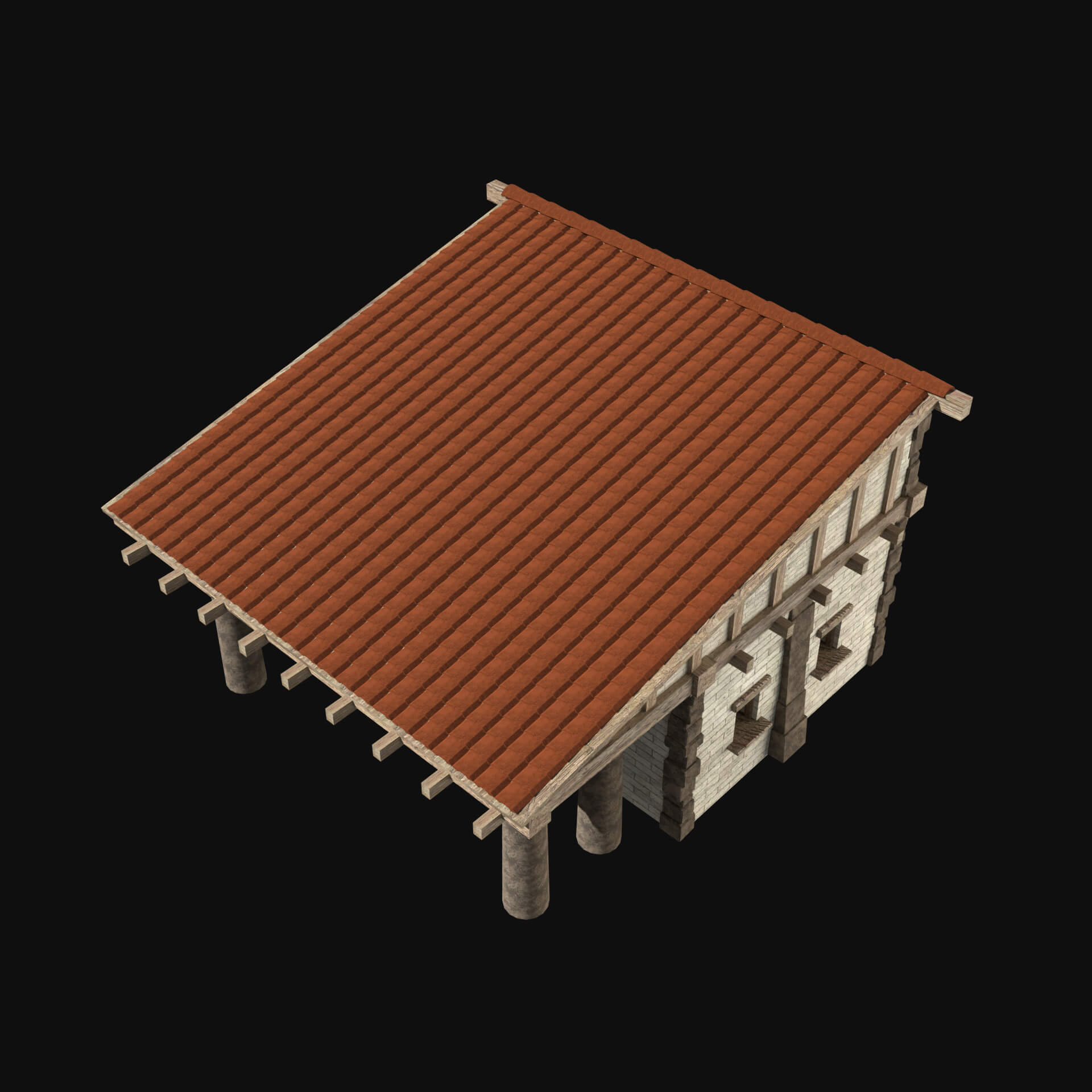 Greek Ancient Roman House Collection - 3D Model by Enterables