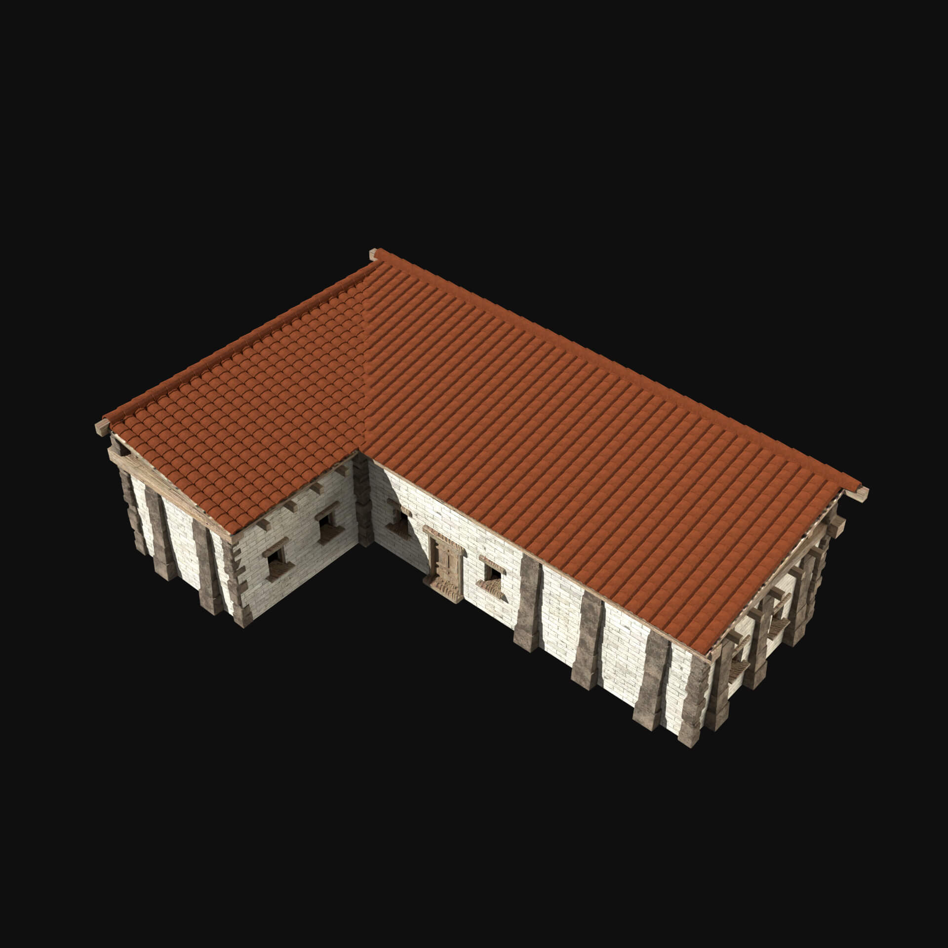 Greek Ancient Roman House Collection - 3D Model by Enterables