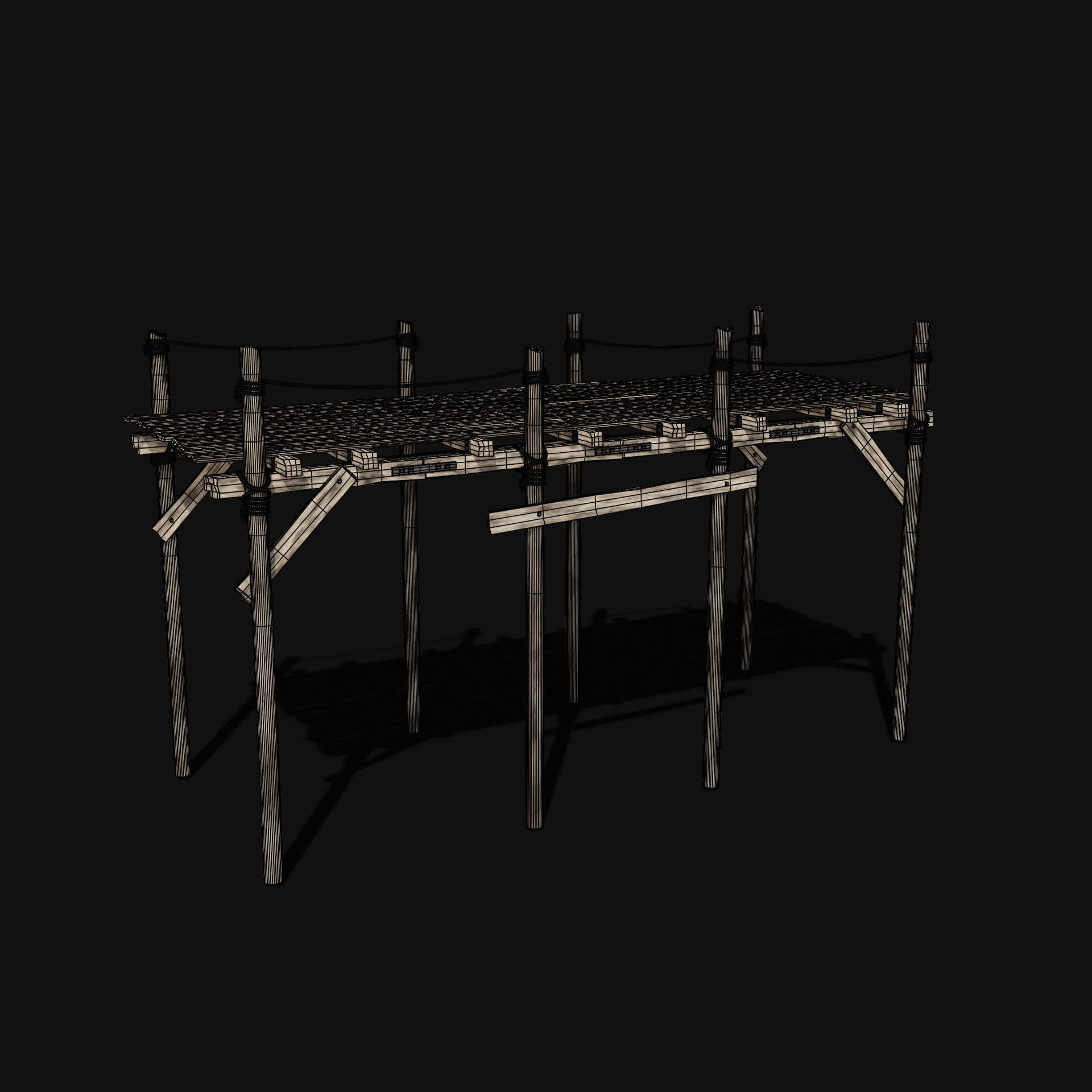 Harbor Docks Port Builder Collection - 3D Model by Enterables