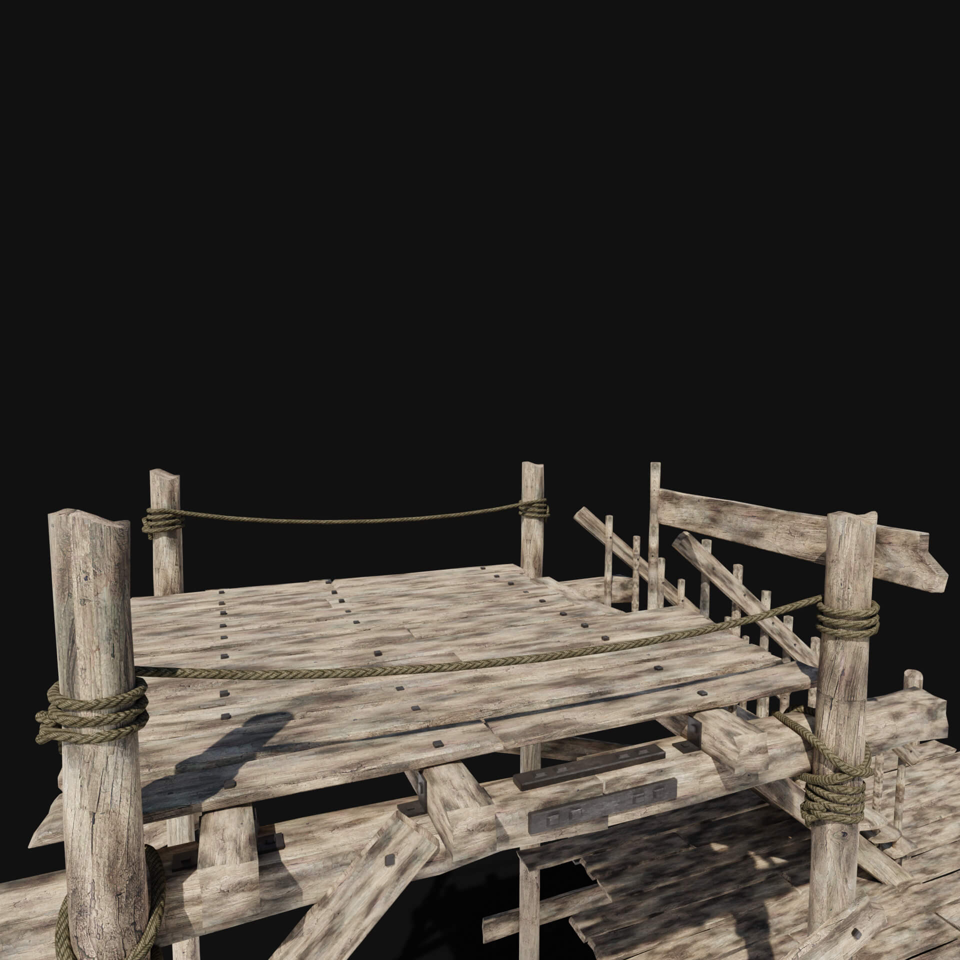 Harbor Docks Port Builder Collection - 3D Model by Enterables