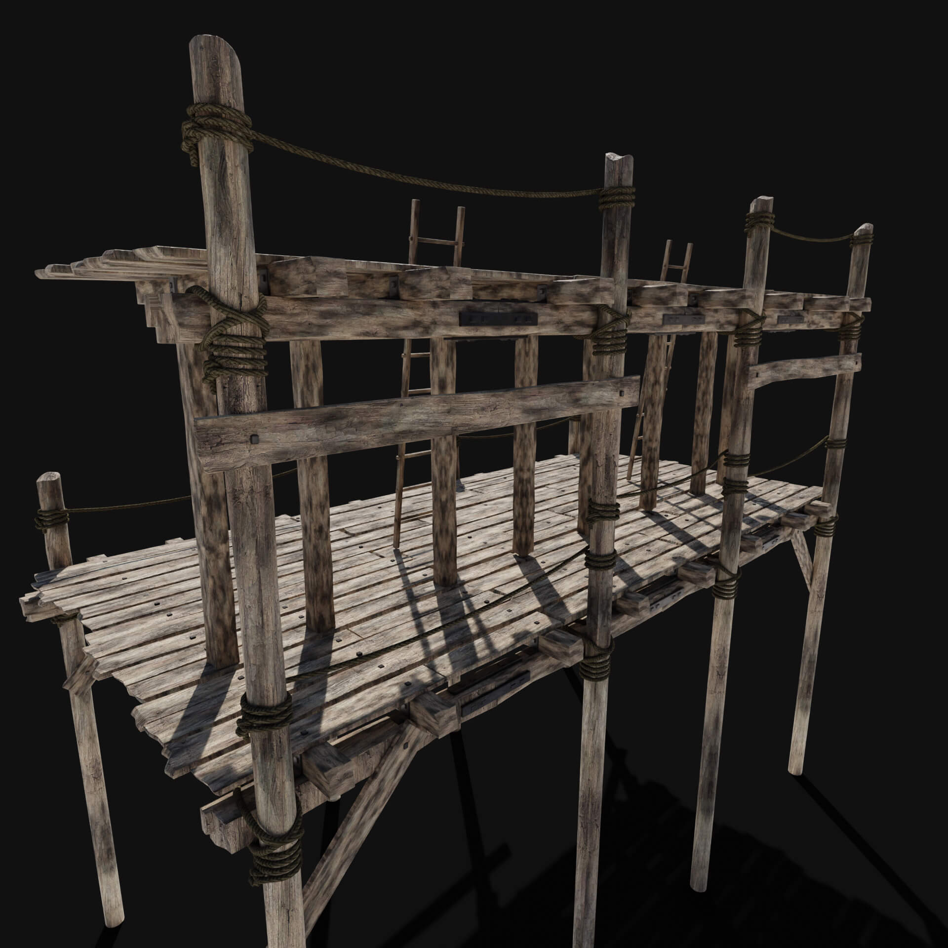 Harbor Docks Port Builder Collection - 3D Model by Enterables
