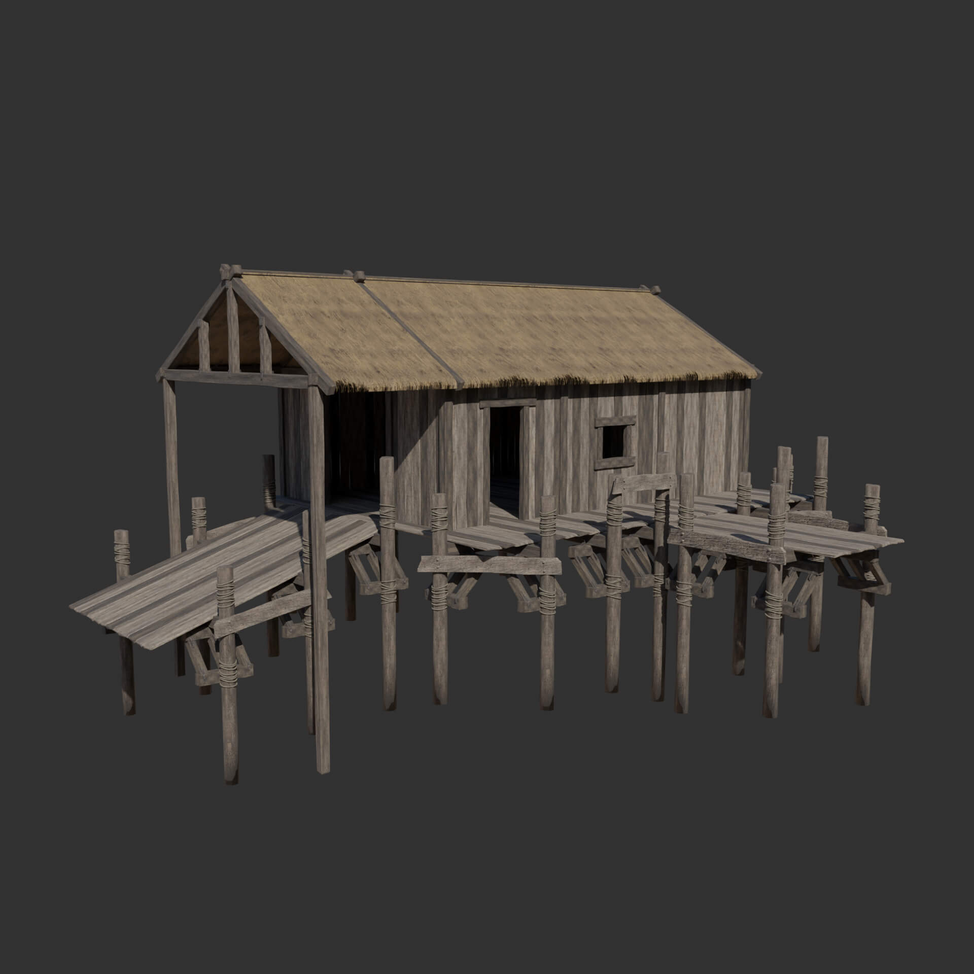 Harbor Port Construction Collection - 3D Model by Enterables