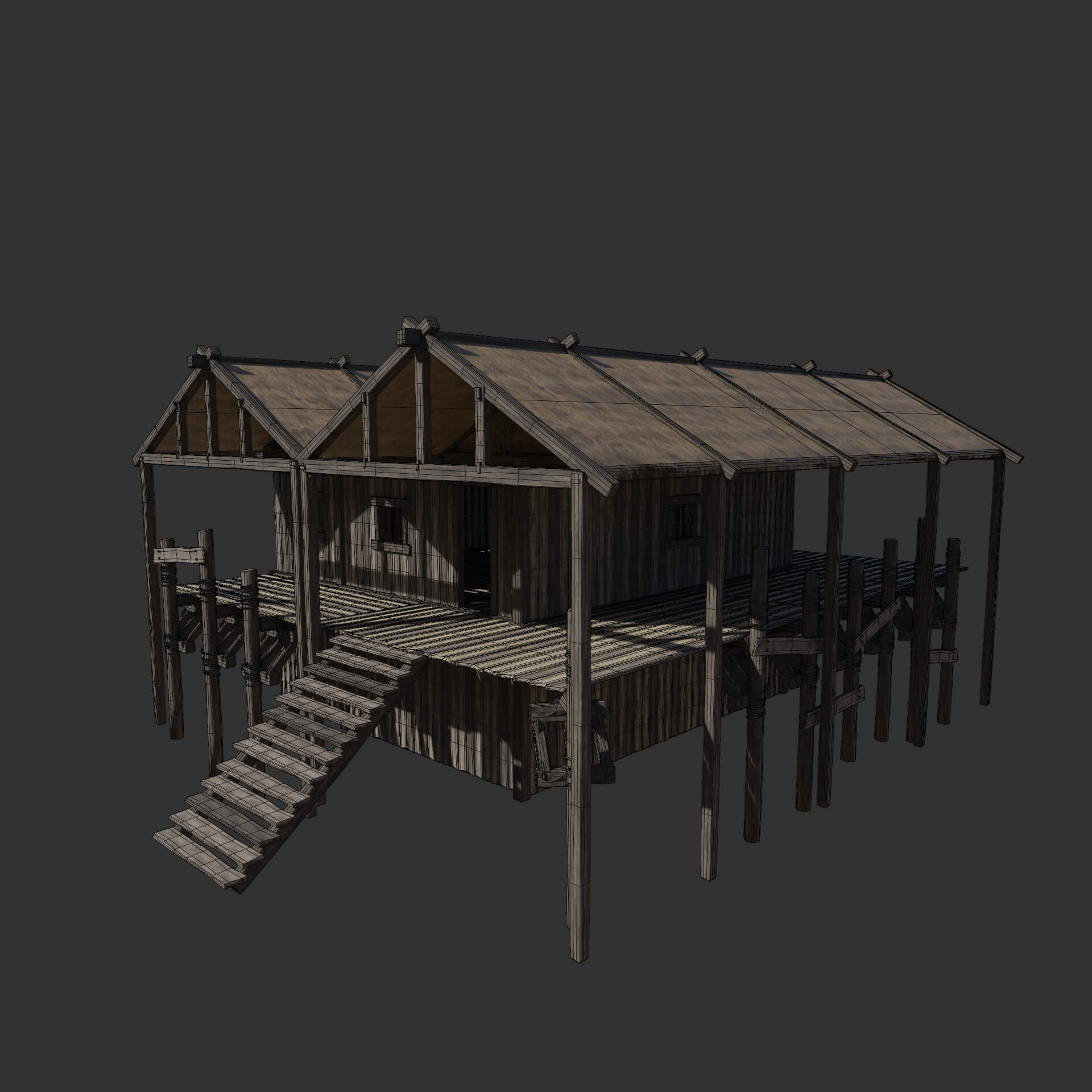 Harbor Port Construction Collection - 3D Model by Enterables