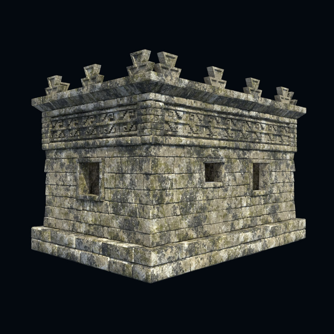 House Ancient Aztec Maya Inca Collection - 3D Model by Enterables