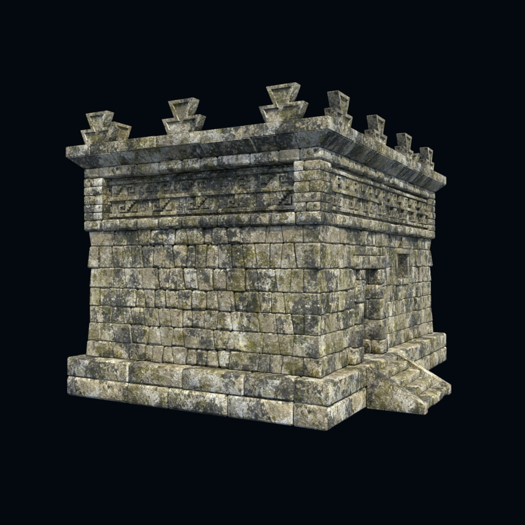 House Ancient Aztec Maya Inca Collection - 3D Model by Enterables
