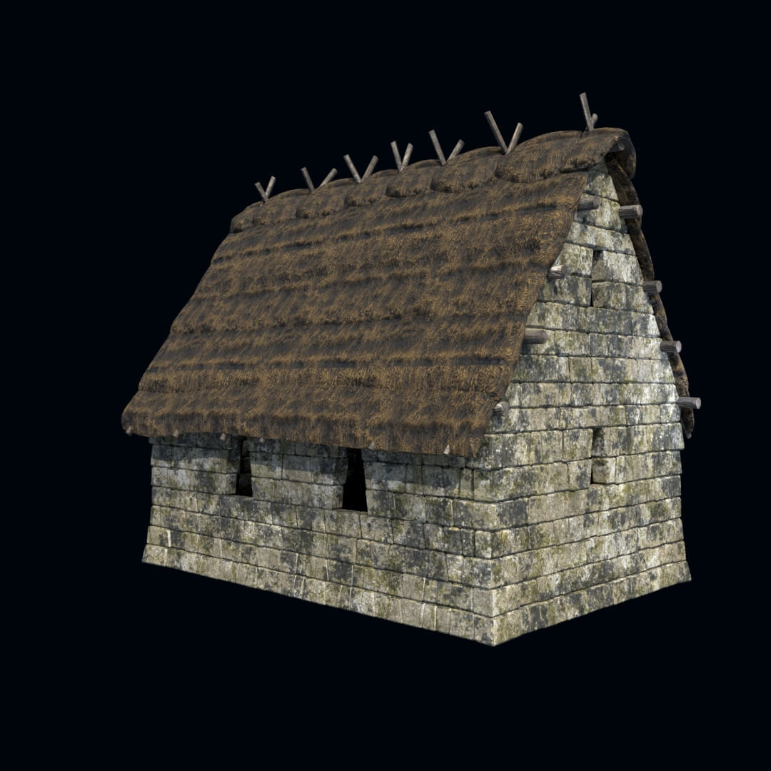 House Ancient Aztec Maya Inca Collection - 3D Model by Enterables
