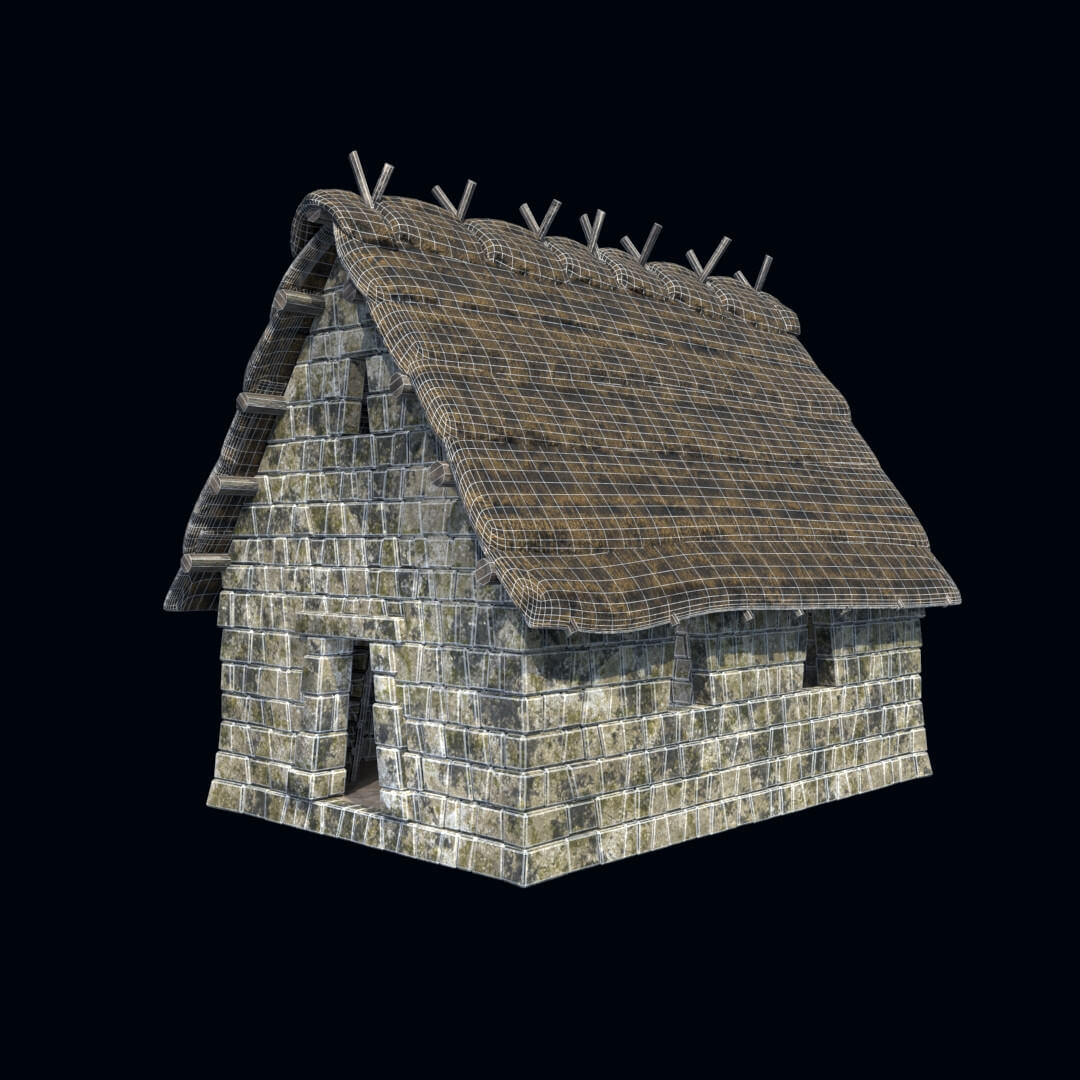 House Ancient Aztec Maya Inca Collection - 3D Model by Enterables