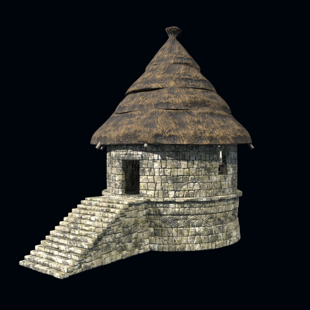 House Ancient Aztec Maya Inca Collection - 3D Model by Enterables