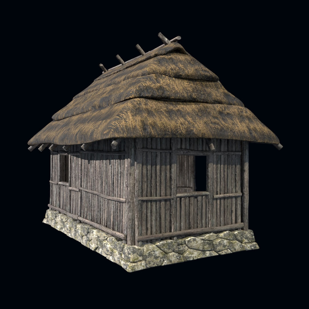 House Ancient Aztec Maya Inca Collection - 3D Model by Enterables