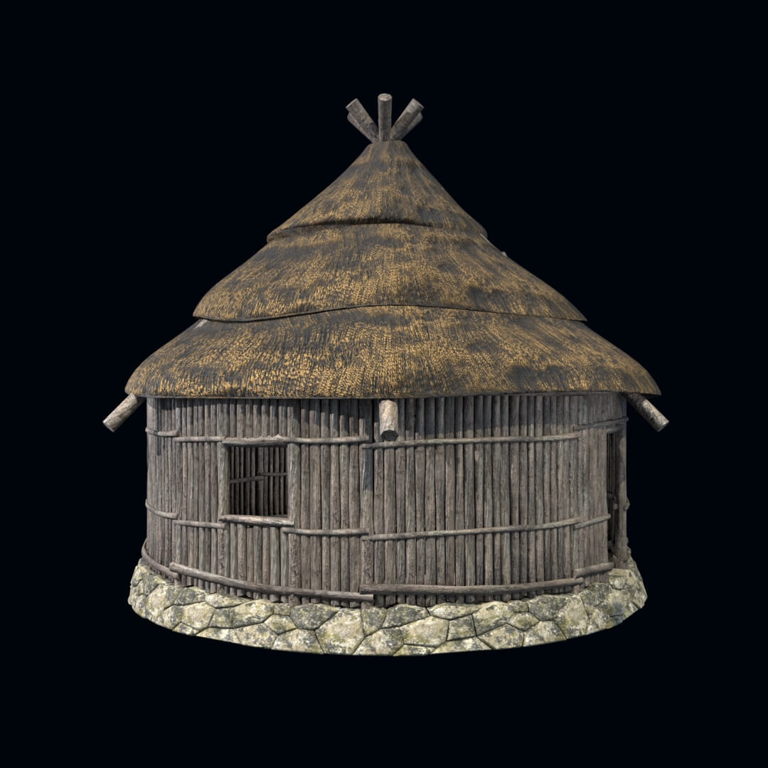 House Ancient Aztec Maya Inca Collection - 3D Model by Enterables