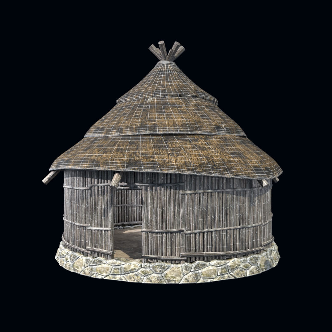 House Ancient Aztec Maya Inca Collection - 3D Model by Enterables