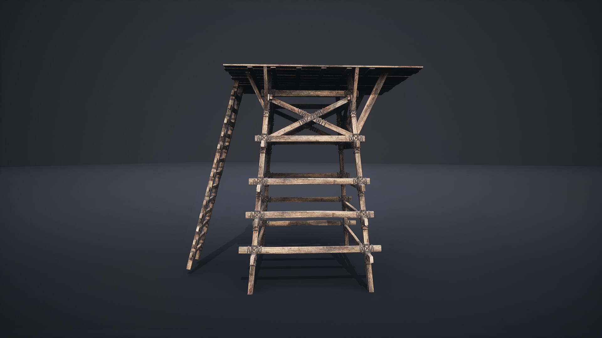 Hunter Platform Watchtower - 3D Model by Enterables