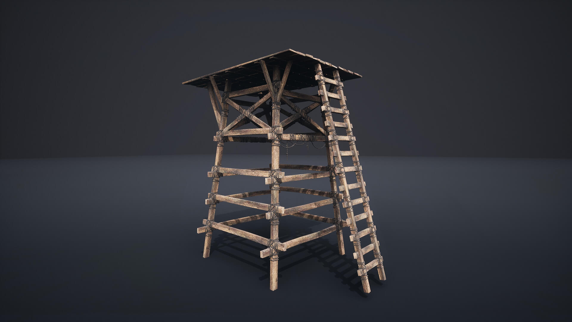 Hunter Platform Watchtower - 3D Model by Enterables