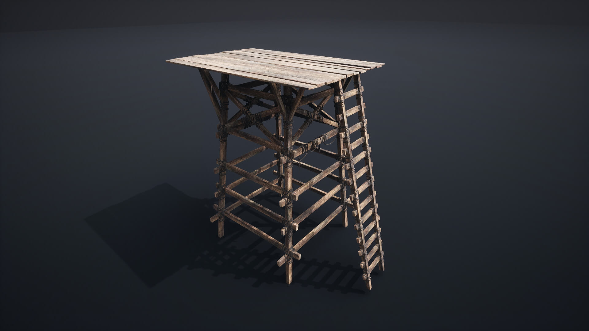Hunter Platform Watchtower - 3D Model by Enterables