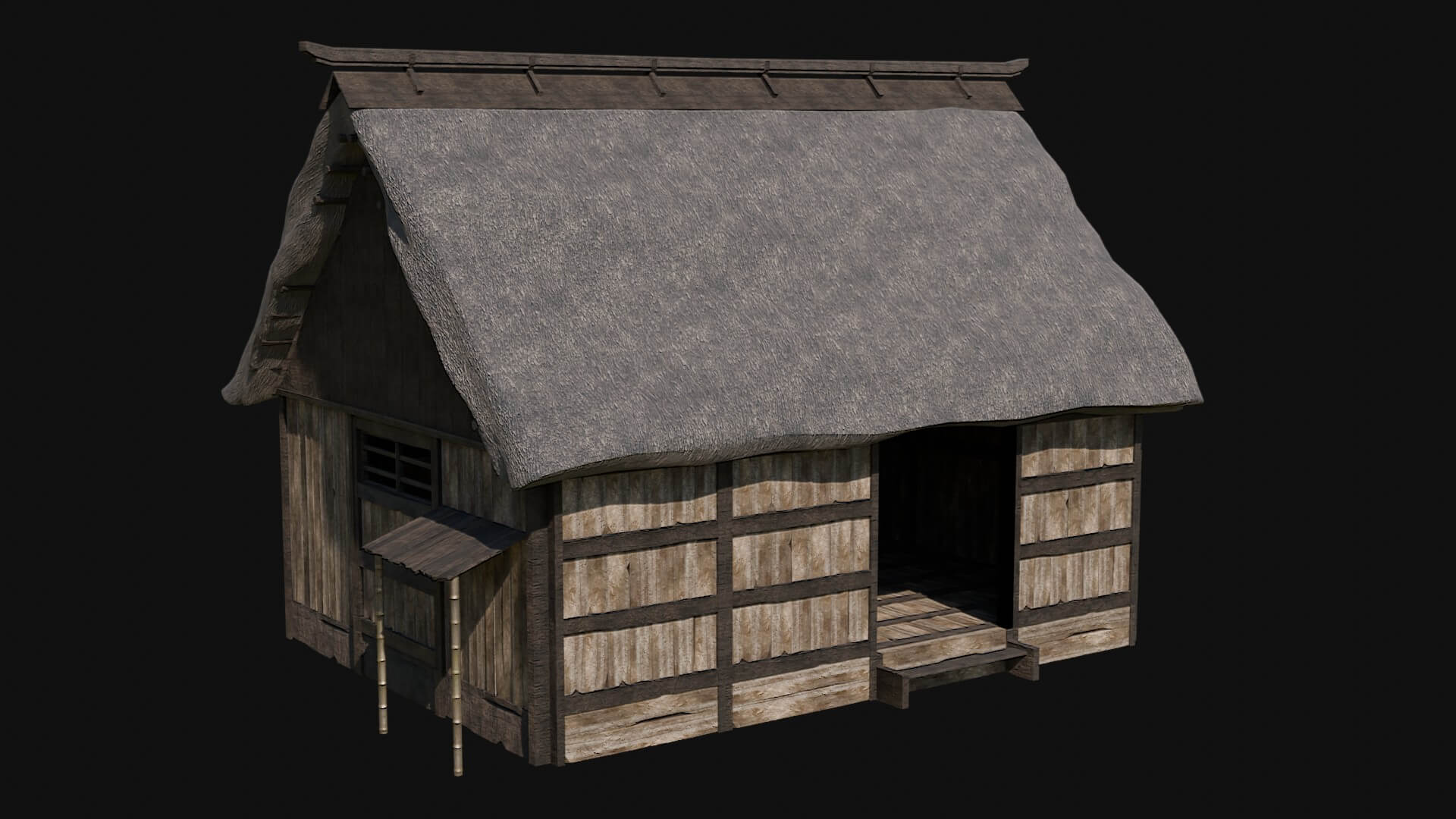 Japanese Asian Feudal House Collection - 3D Model by Enterables
