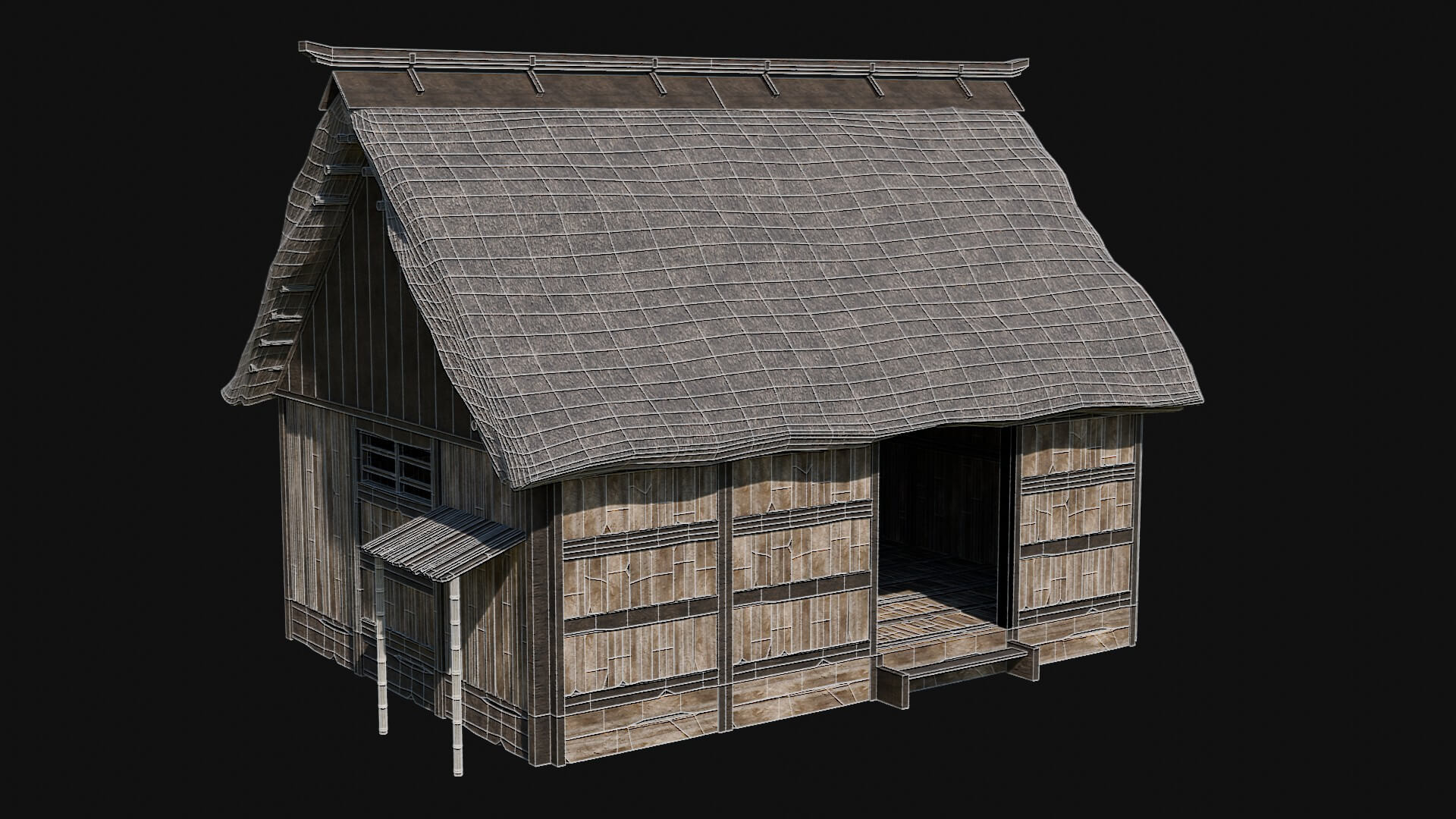 Japanese Asian Feudal House Collection - 3D Model by Enterables