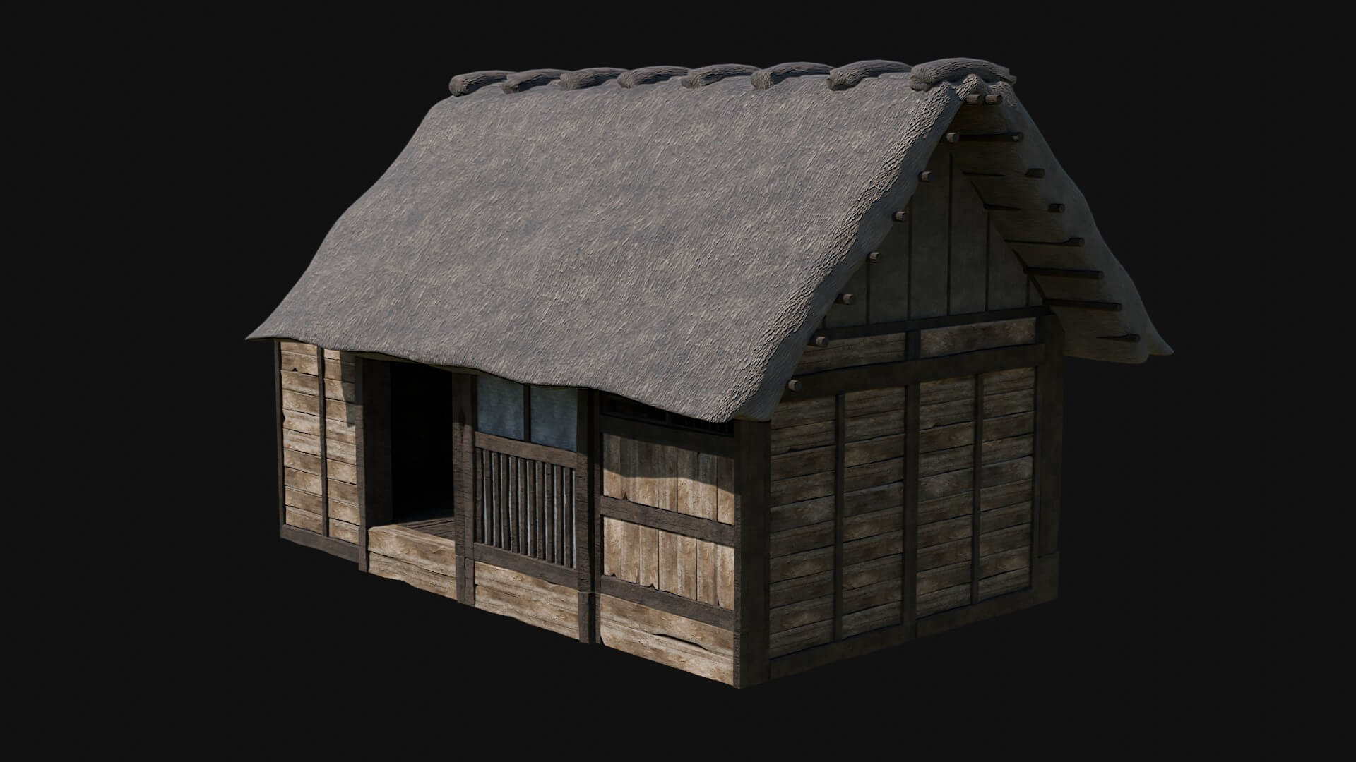 Japanese Asian Feudal House Collection - 3D Model by Enterables
