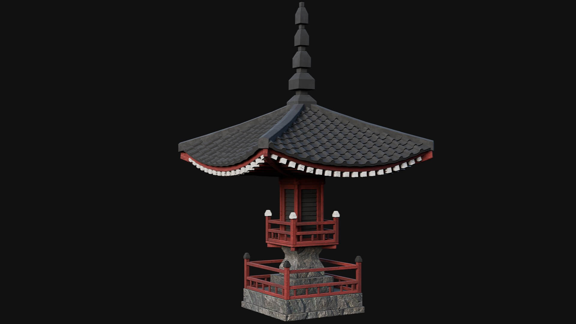 Japanese Structures Collection - 3D Model by Enterables